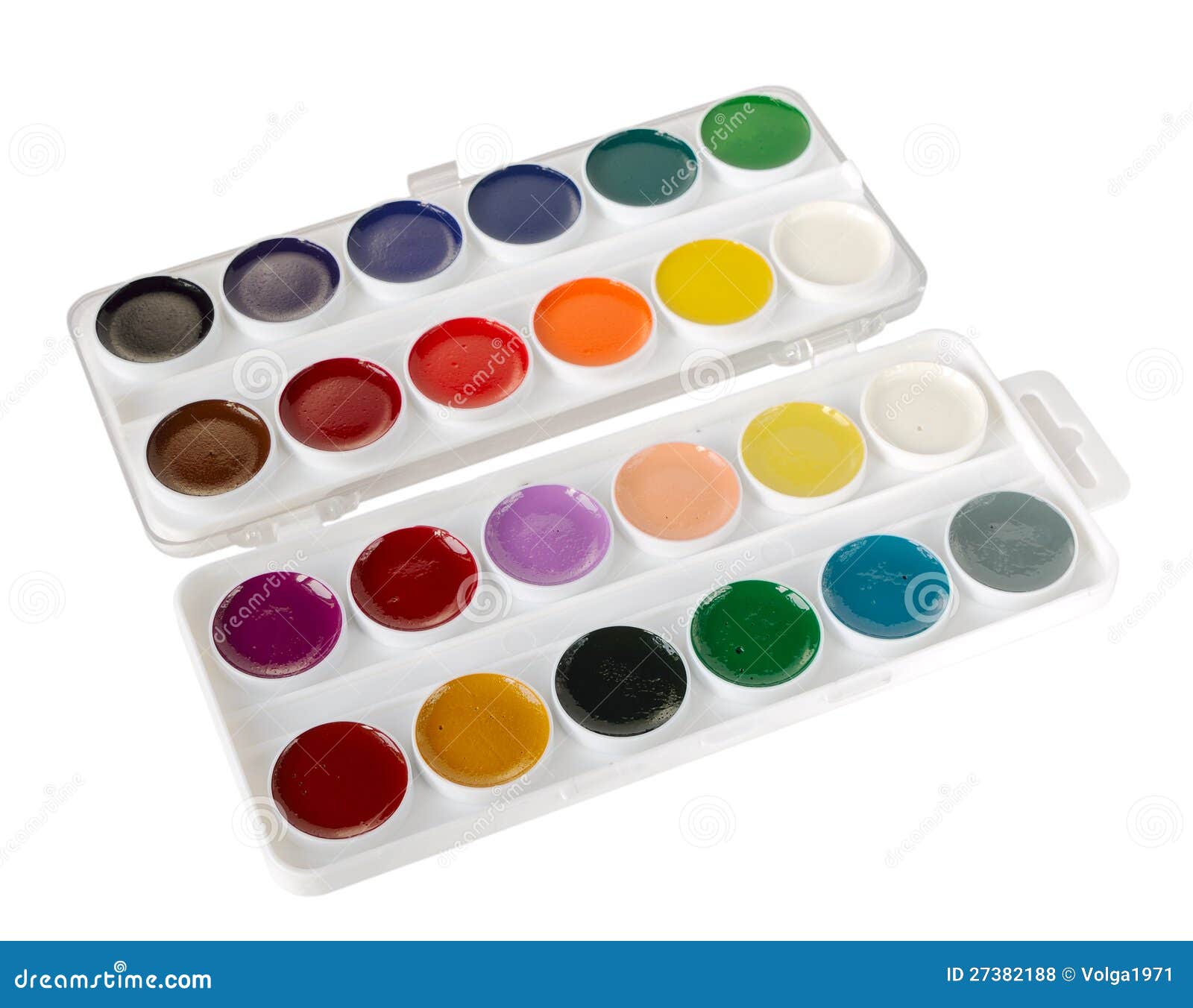 De verven van de waterverf stock foto. Image of rood - 27382188