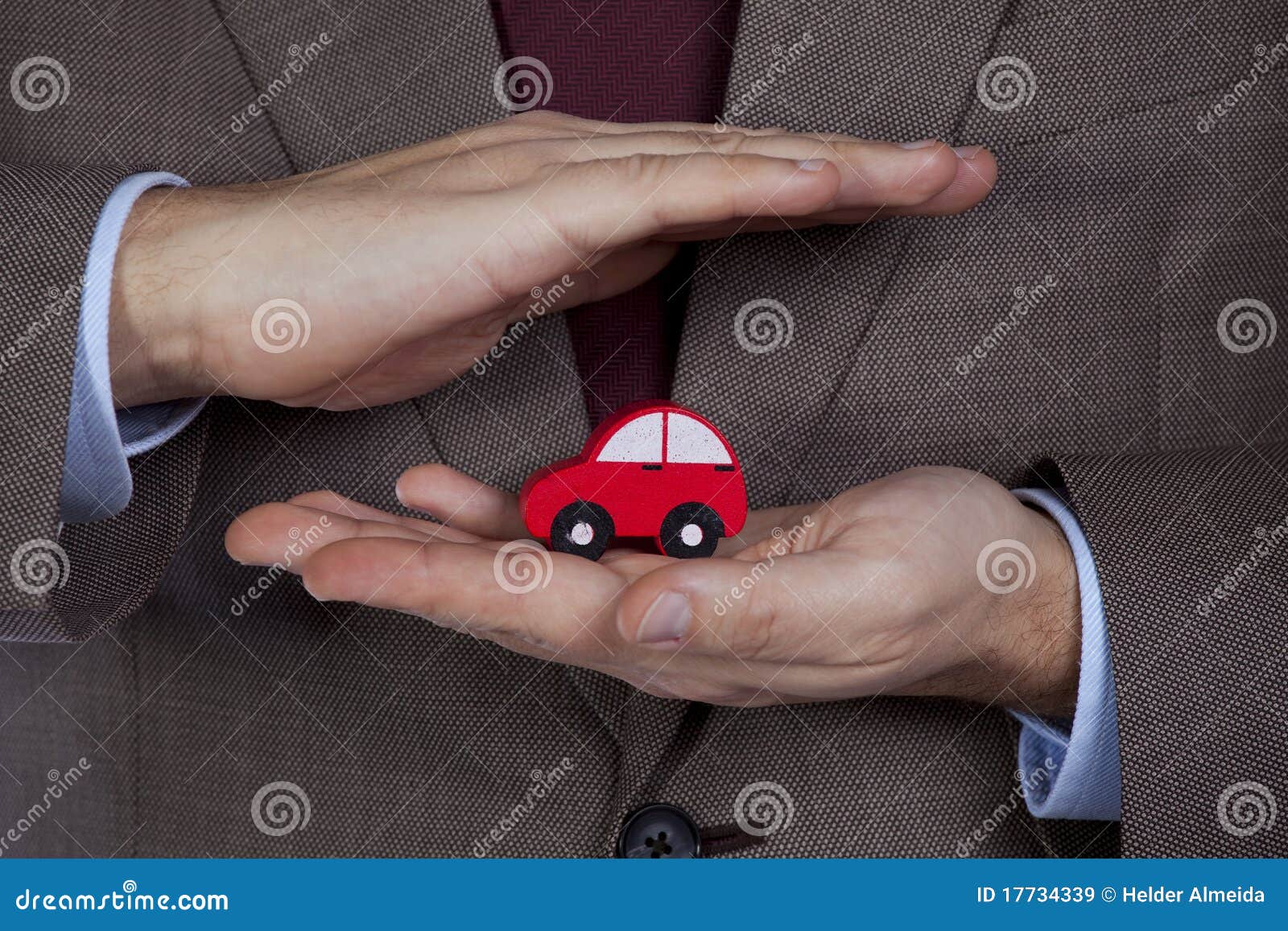 De Verzekering van de auto stock afbeelding. Image of behoud - 17734339