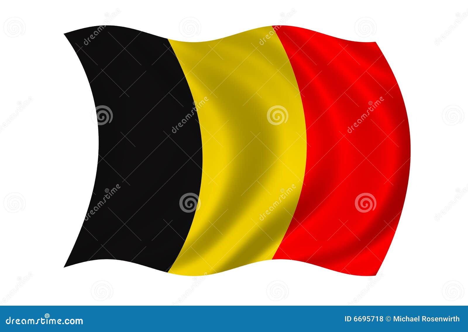 De Vlag van België stock illustratie. Illustration of vlag - 6695718