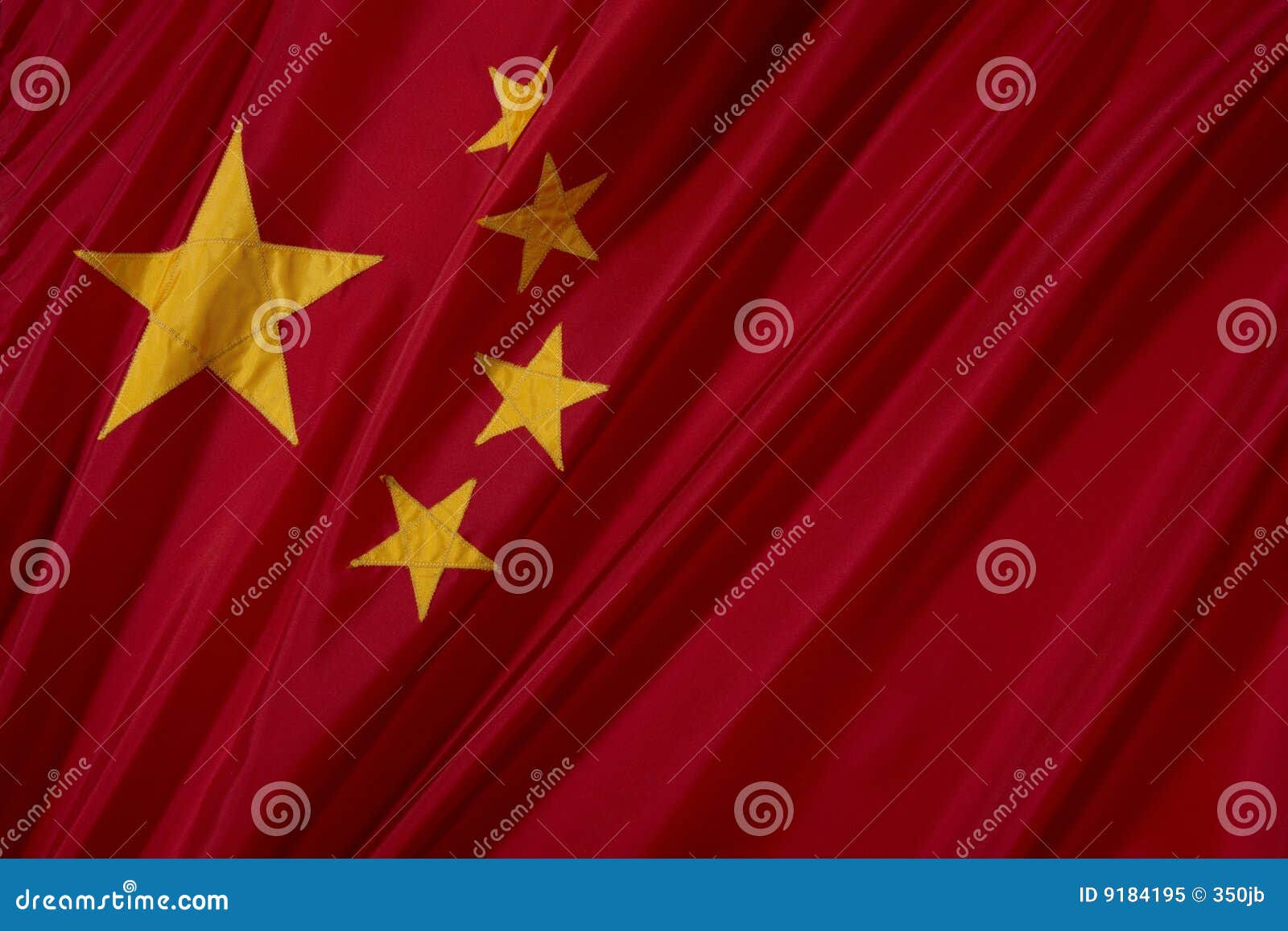 De Vlag van China stock afbeelding. Image of geel, china - 9184195