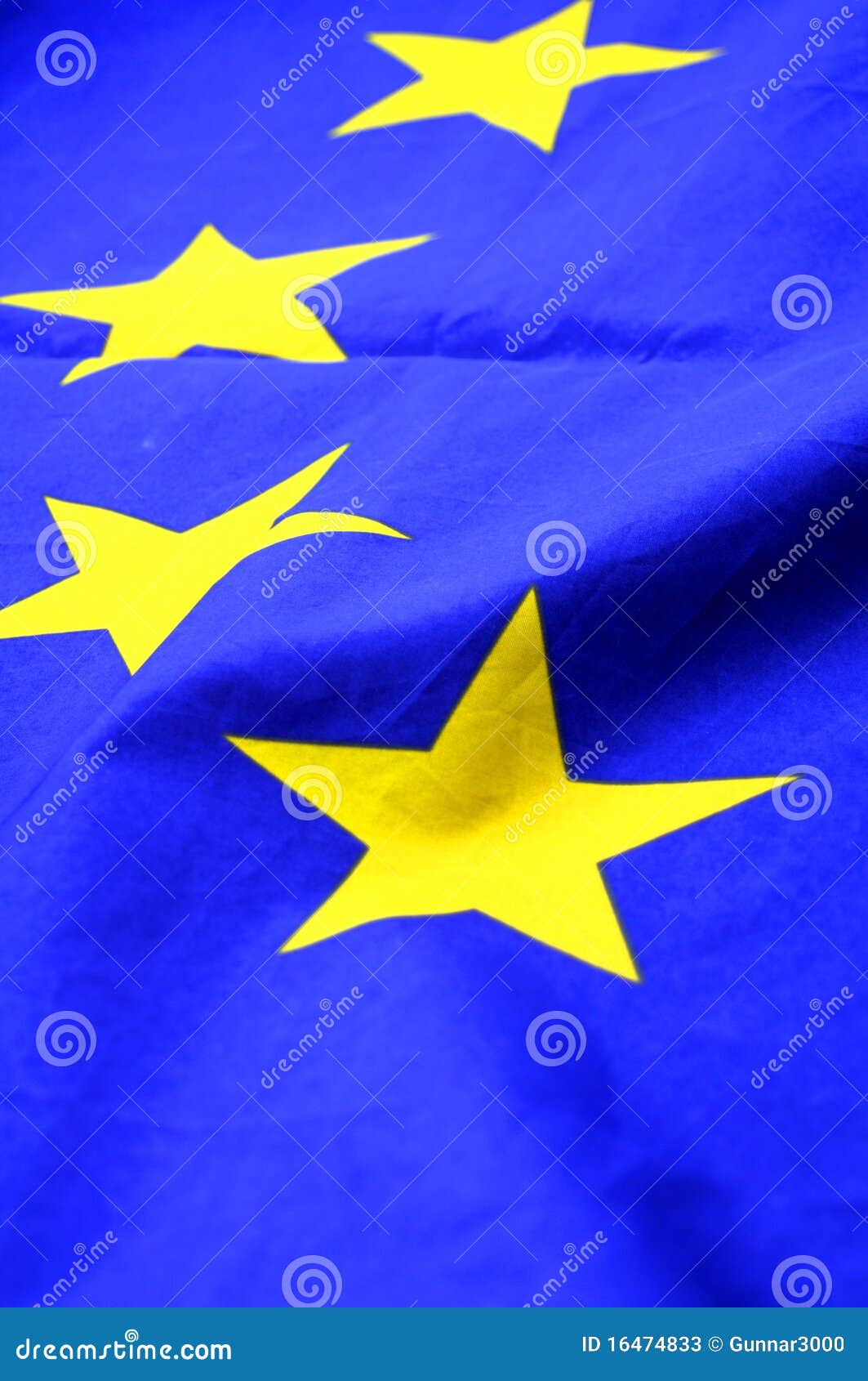 De Vlag Van De EU of Europese Unie Stock Afbeelding - Image of ...