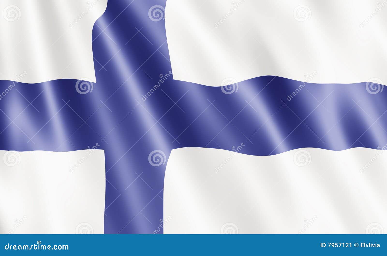 De Vlag van Finland stock illustratie. Illustration of naturaliseer ...