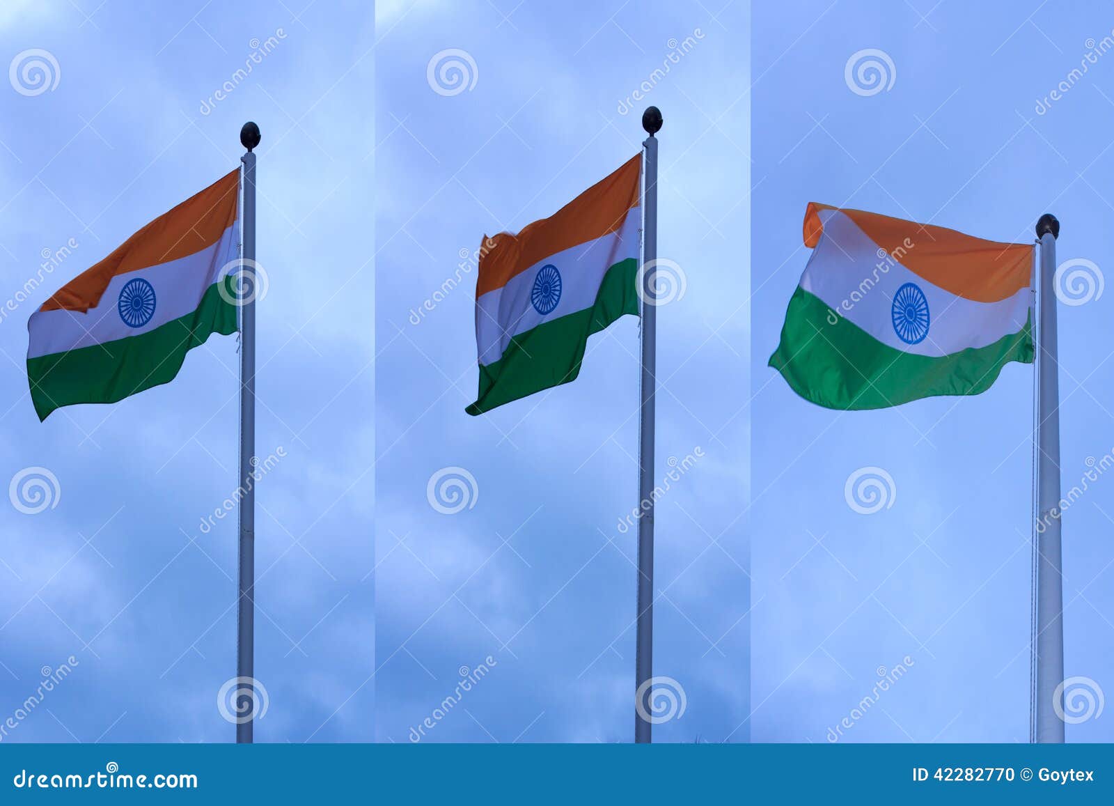 De Vlag van India stock foto. Image of lucht, vrijheid - 42282770