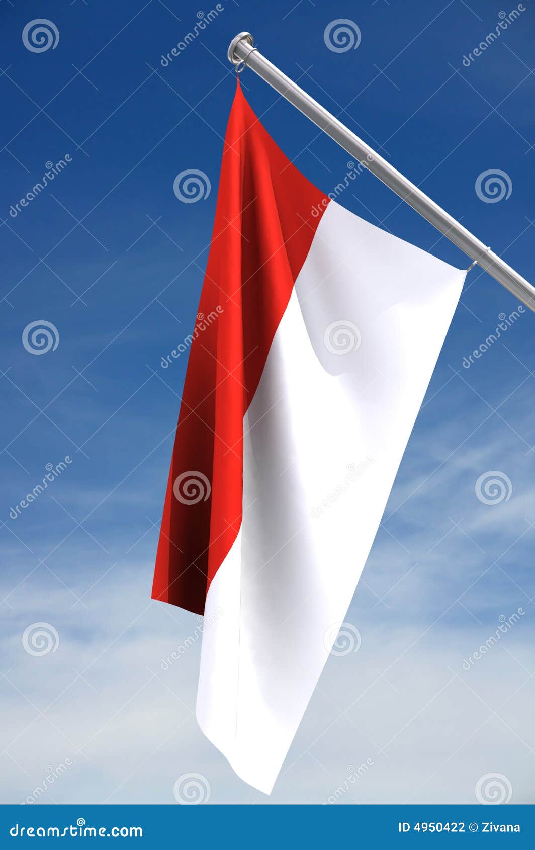 De vlag van Monaco stock foto. Image of symbool, knippen - 4950422