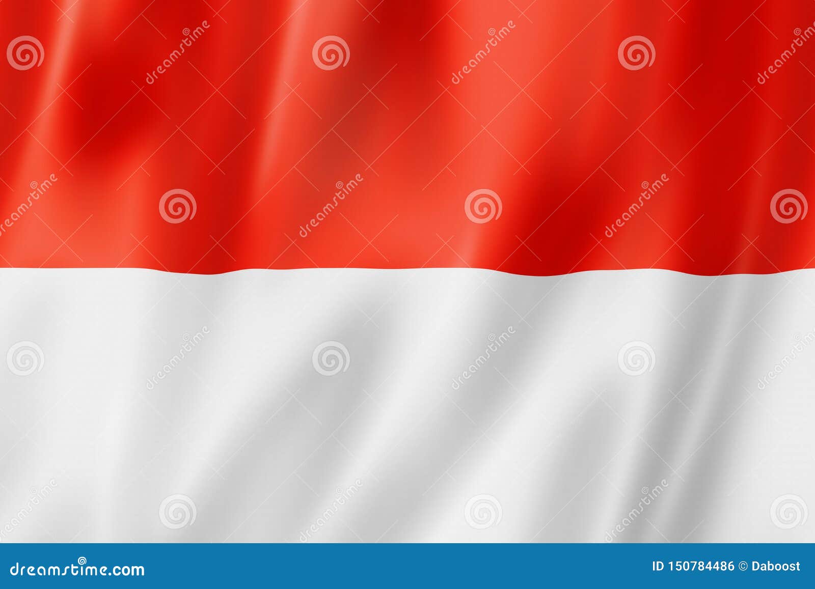 De vlag van Monaco stock illustratie. Illustration of naturaliseer ...