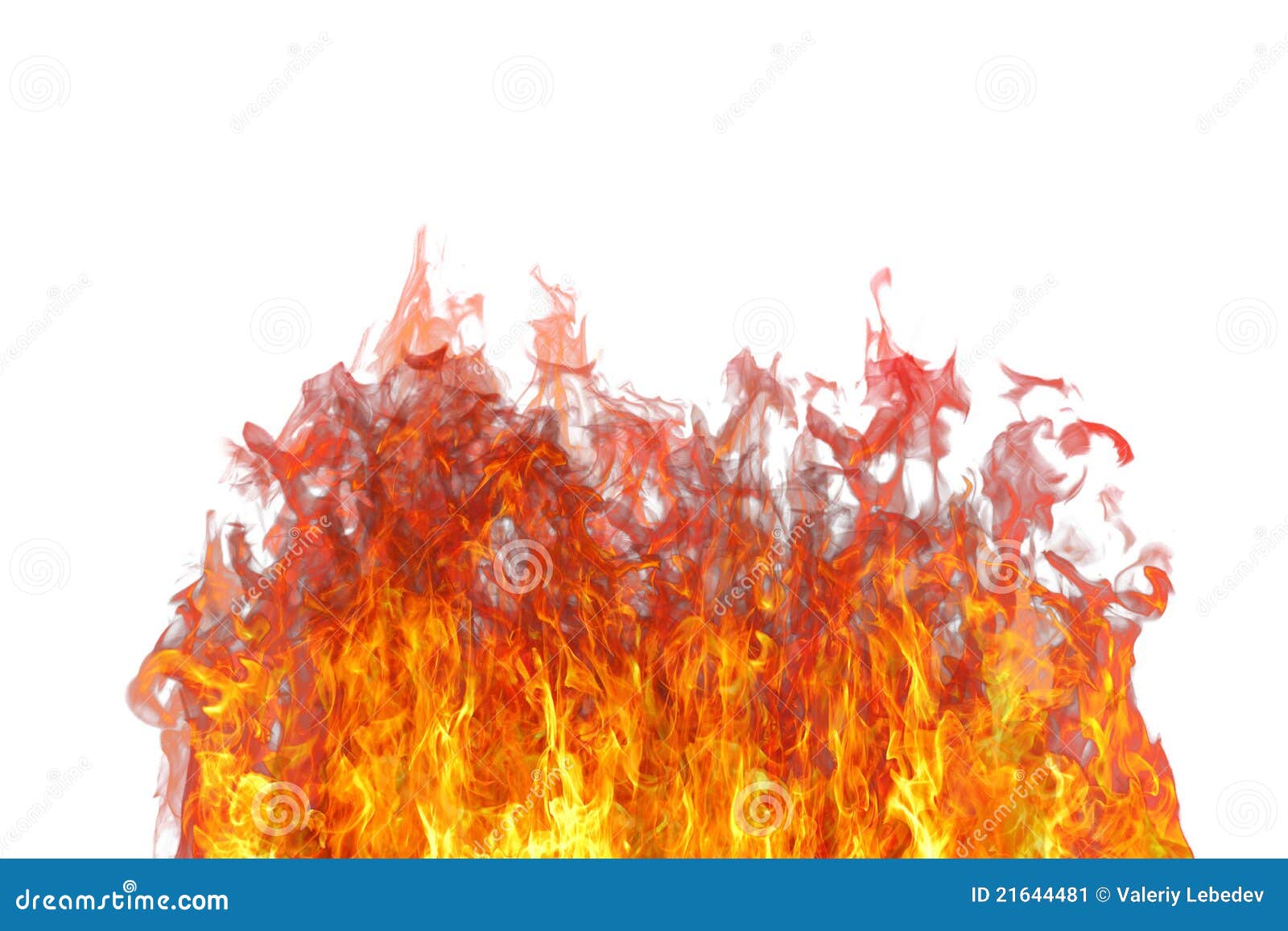 De Vlam Van De Brand Met Rook. Stock Illustratie - Illustration of ...