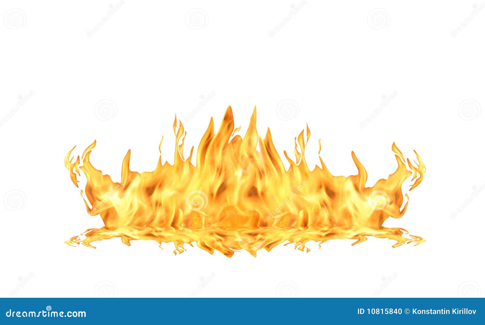 De Vlam Van De Brand Op Wit Stock Foto - Image of vlam, verbranding ...