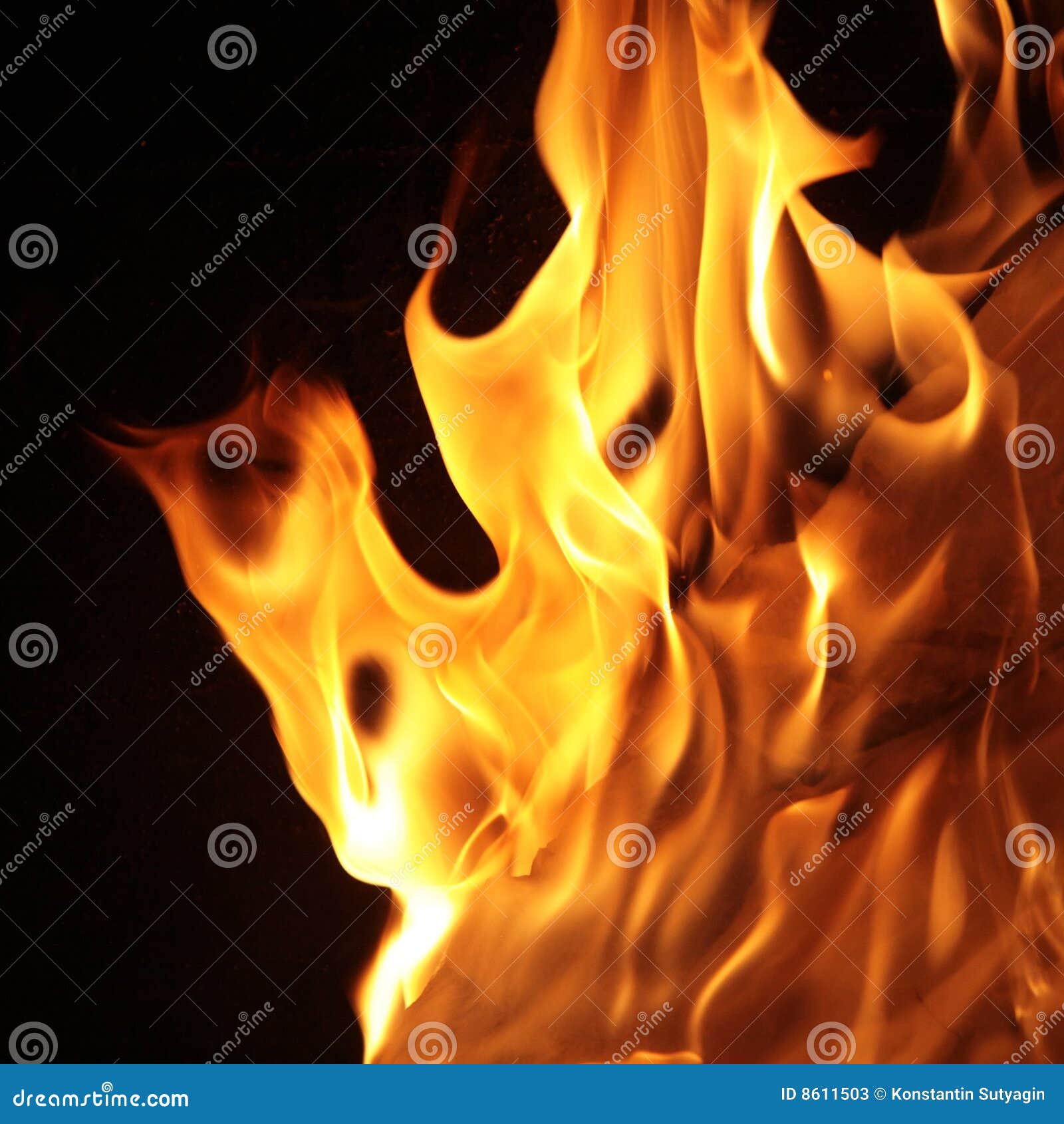 De vlammen van de brand stock afbeelding. Image of heet - 8611503