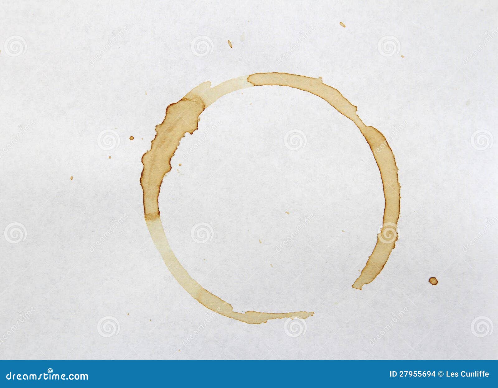 De vlek van de koffie stock foto. Image of bruin, ring - 27955694