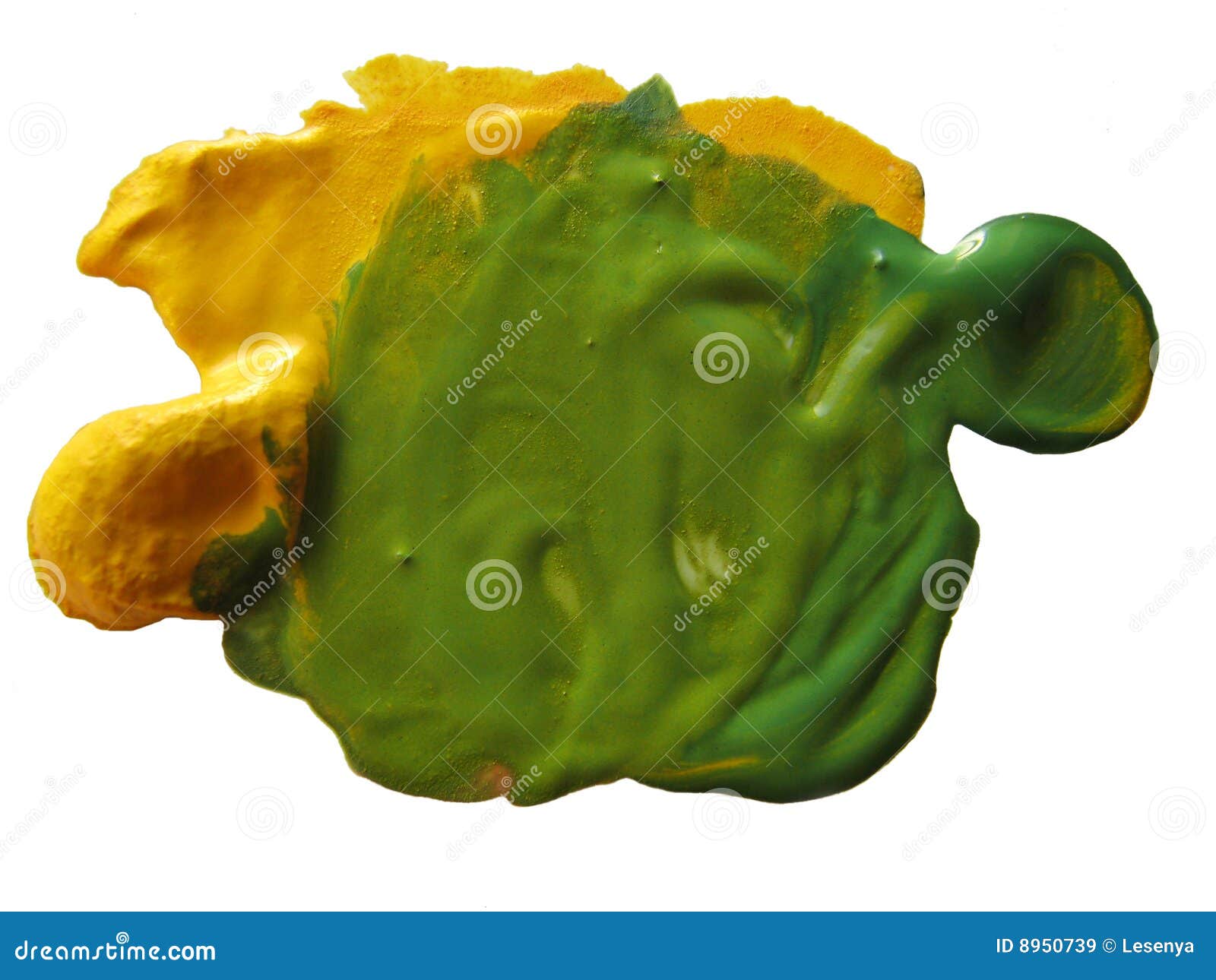 De vlek van de verf stock illustratie. Illustration of palette - 8950739