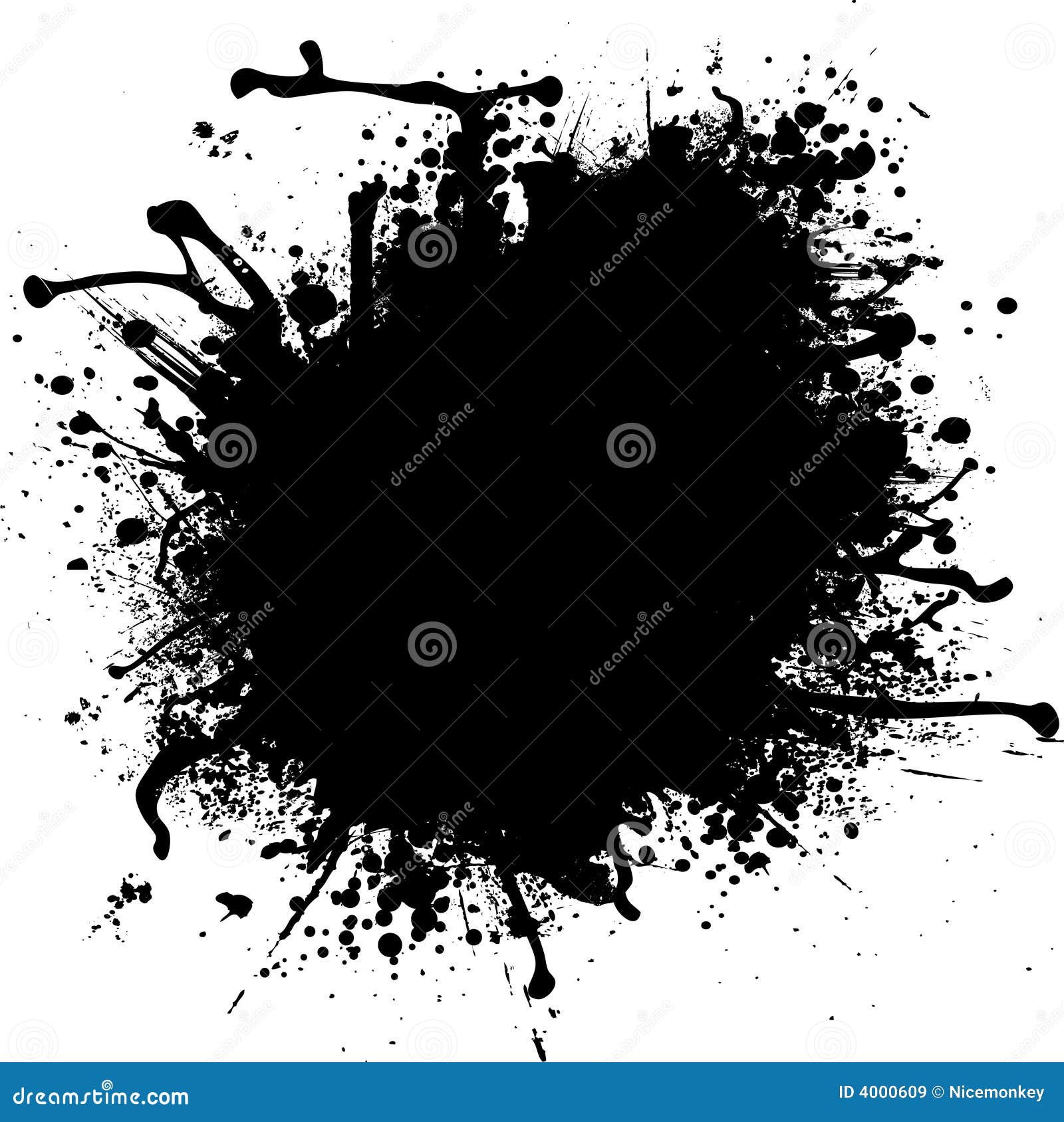 De Vlek Var Van De Inkt Splat Stock Illustratie - Illustration of ...