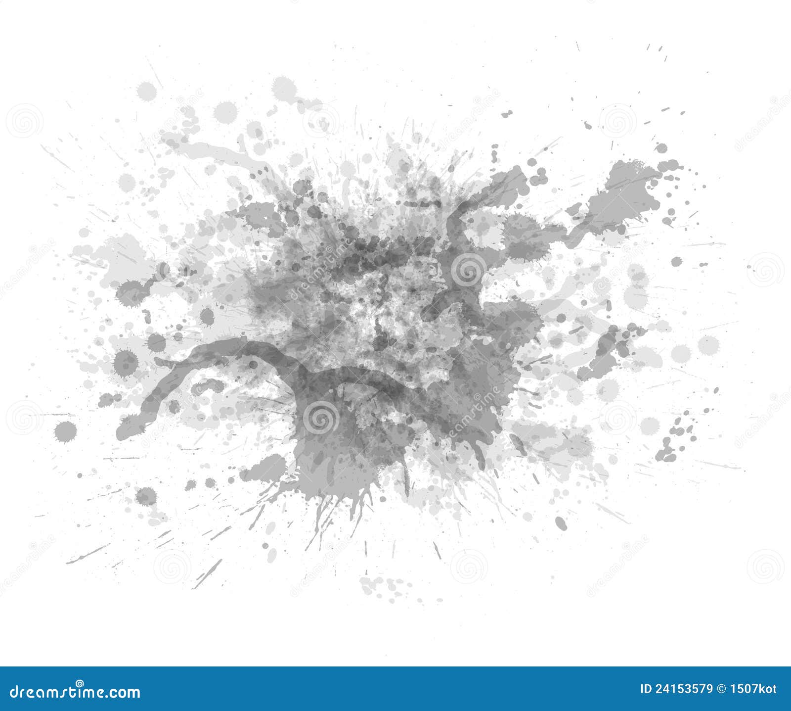 De vlekken van de inkt vector illustratie. Illustration of beeld - 24153579