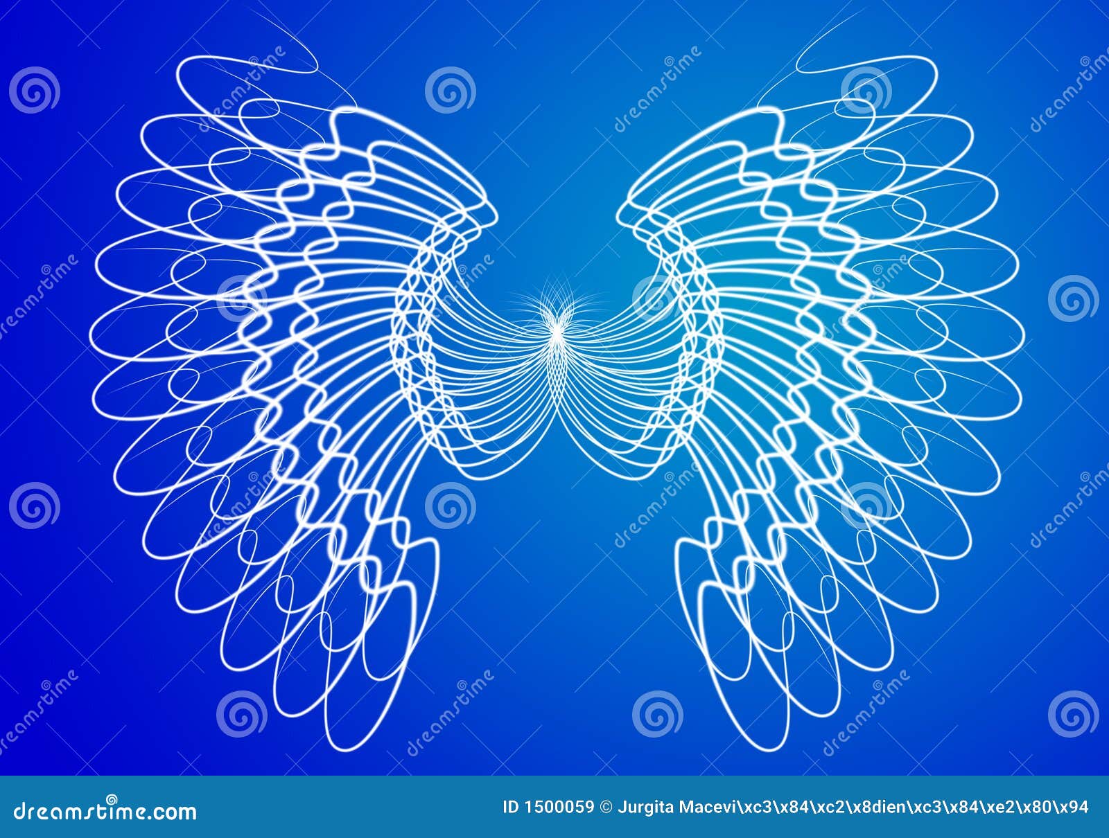 De vleugels van de engel stock illustratie. Illustration of gegevens ...