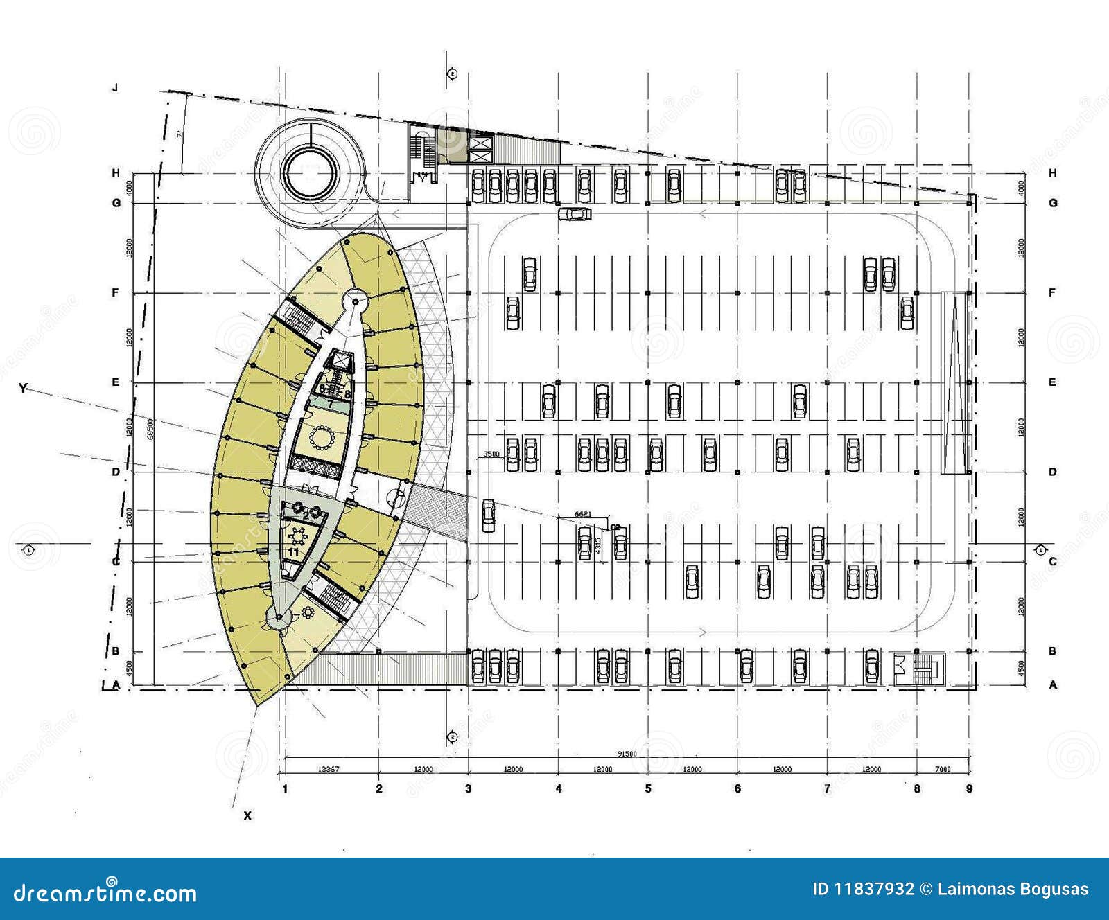 De vloerplan van de bouw stock illustratie. Illustration of samenleving ...