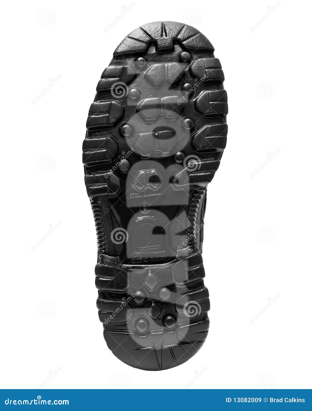 De Voetafdruk Van De Koolstof Stock Afbeelding - Image of afval, laars ...