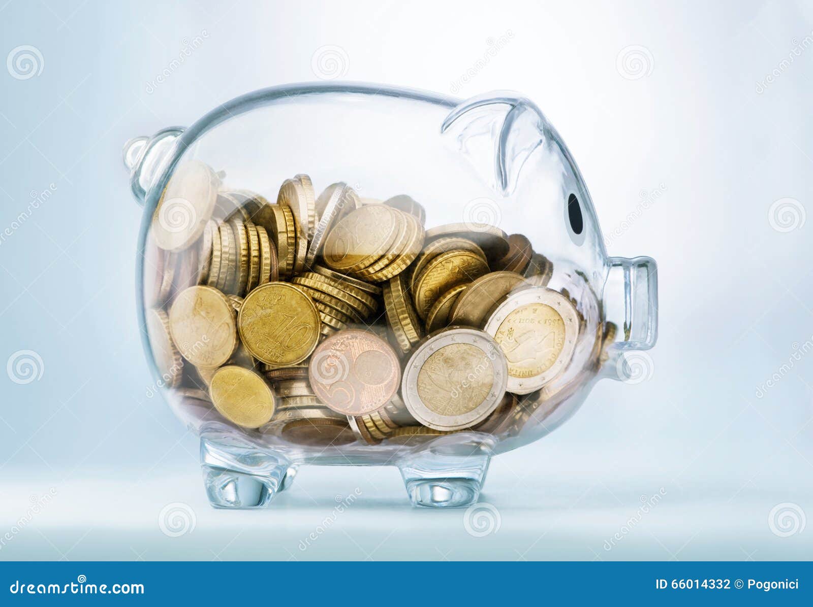 De voir une tirelire photo stock. Image du dette, abondance - 66014332