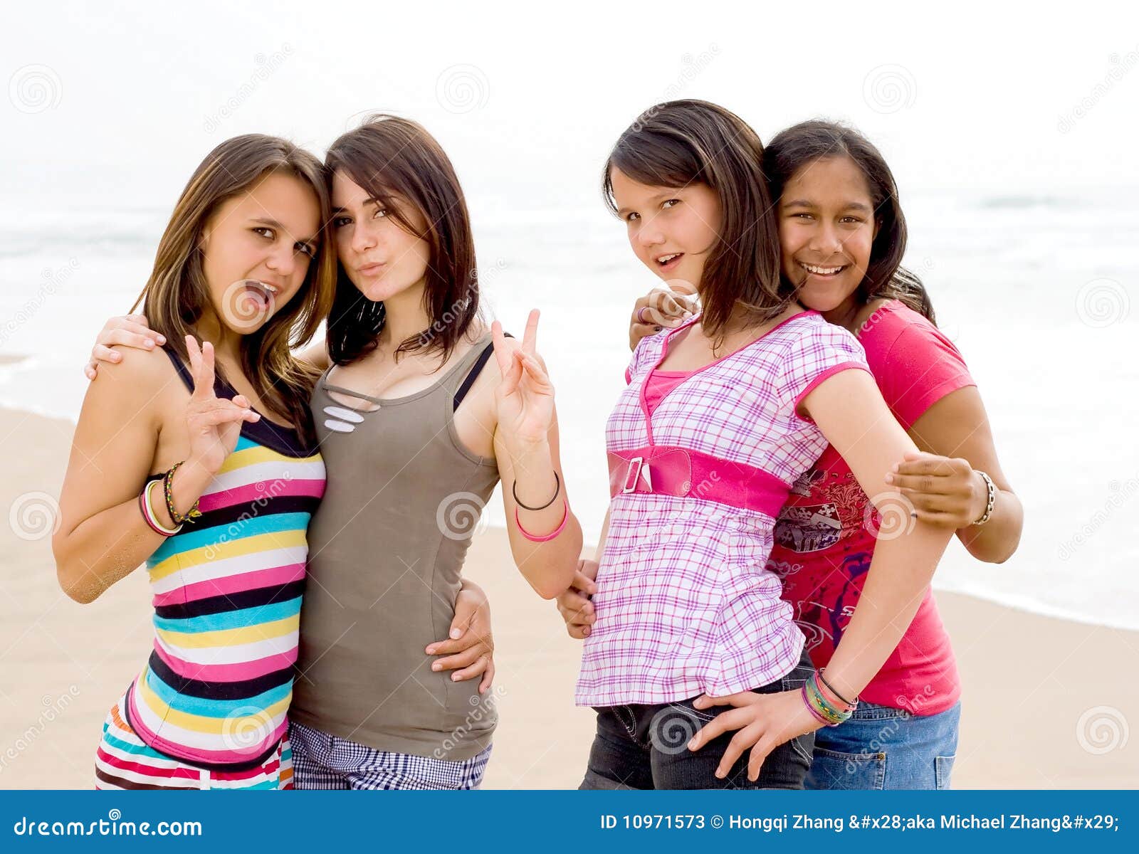 De vrienden van de tiener stock afbeelding. Image of vakantie - 10971573