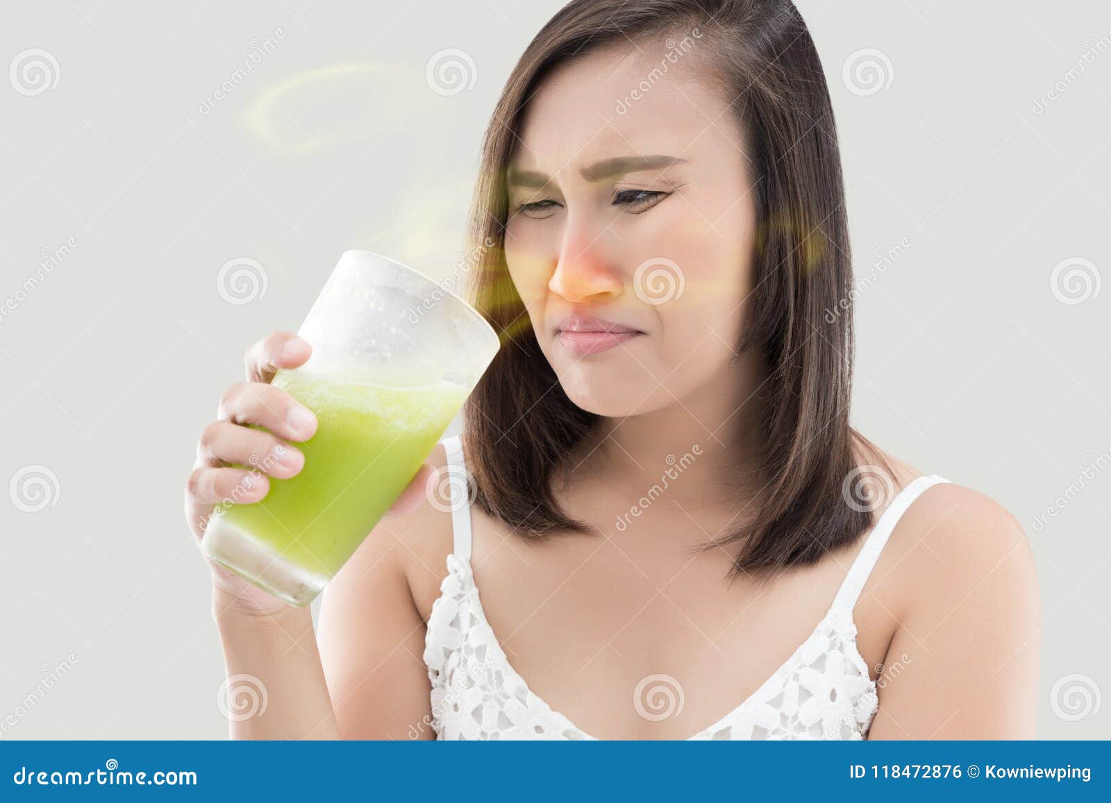 De Vrouw is Overgevoelig Van Het Sap Stock Foto - Image of mensen ...