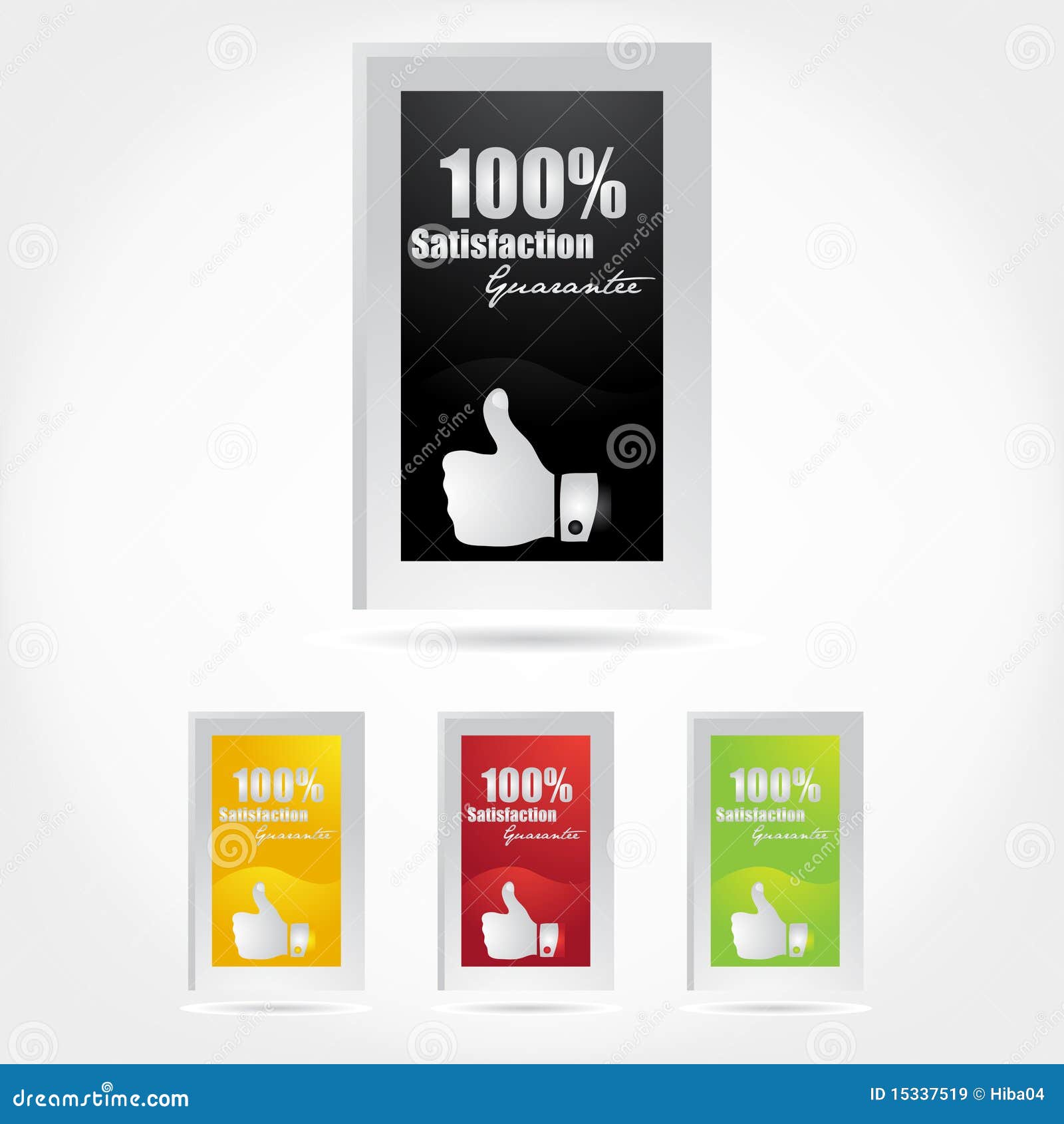 De Waarborg Van De Tevredenheid Vector Illustratie - Illustration of ...