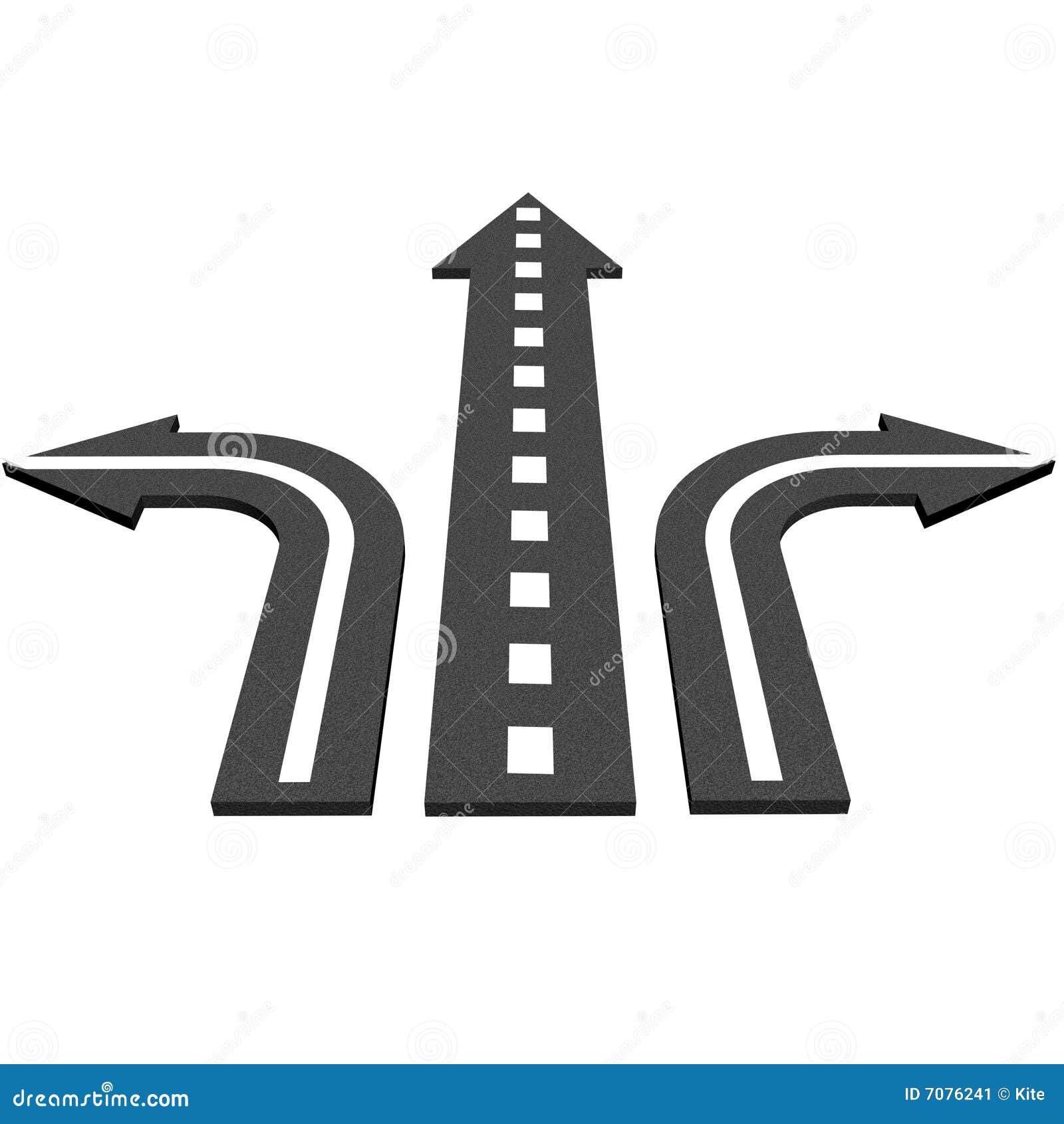 De Weg Van Het Asfalt Met Pijlen Stock Illustratie - Illustration of ...