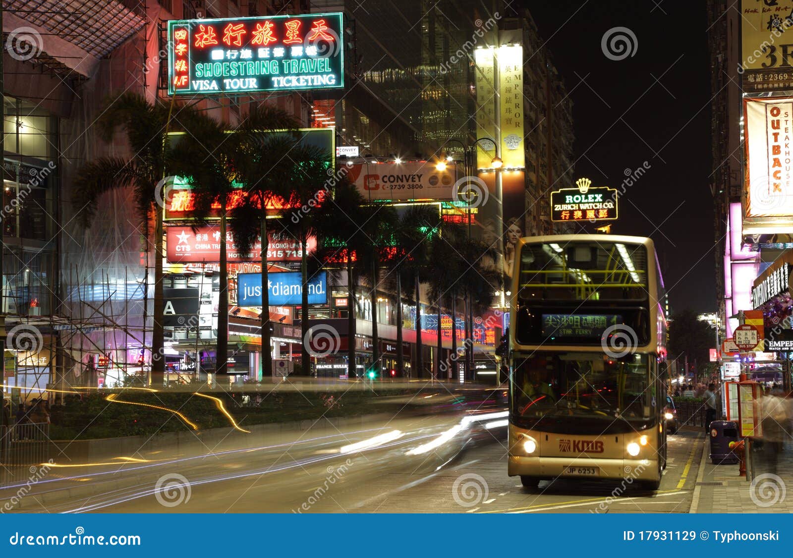De Weg Van Nathan in Hongkong Redactionele Stock Afbeelding - Image of ...