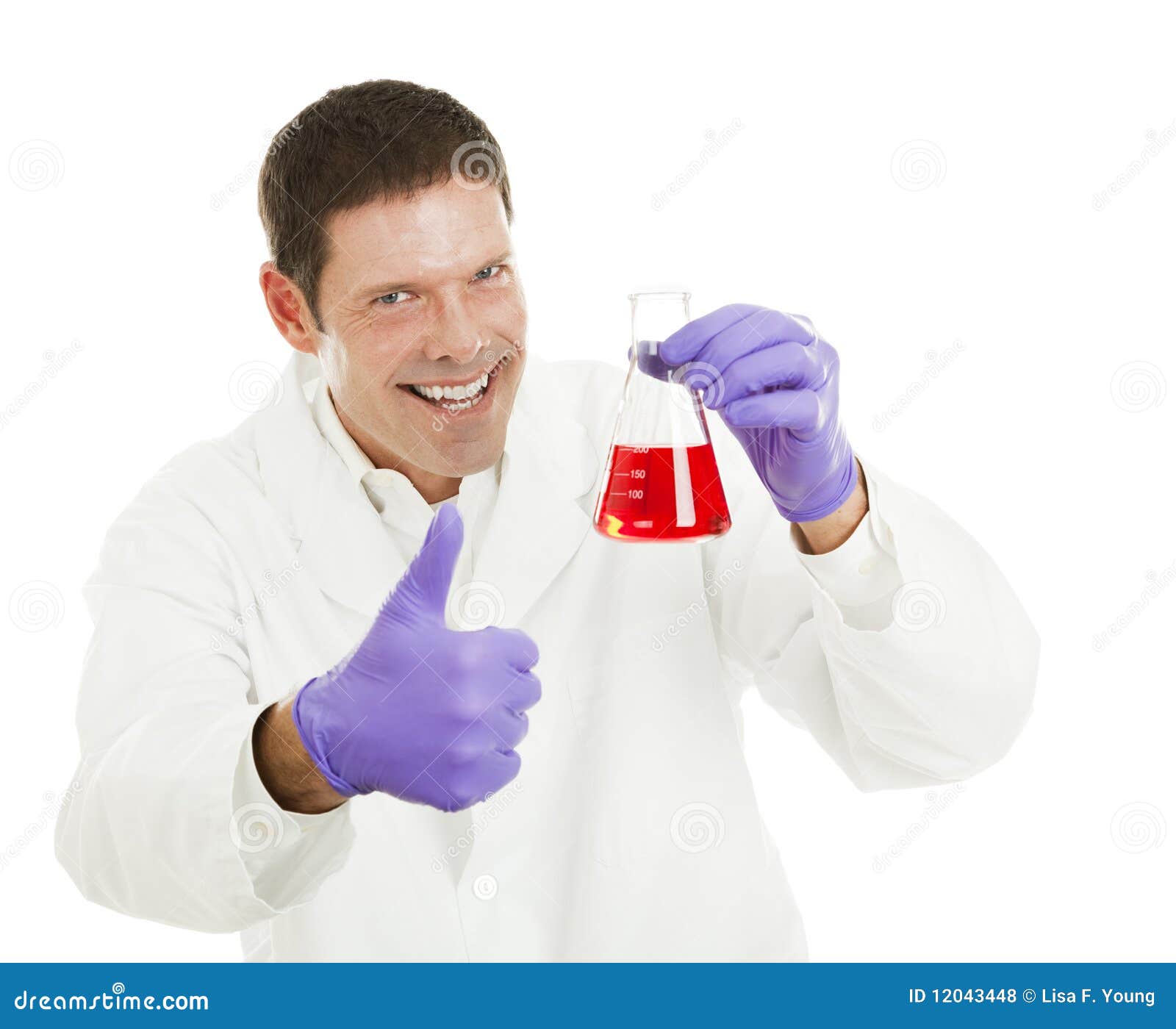 De Wetenschapper Heeft De Behandeling Stock Foto - Image of baan ...