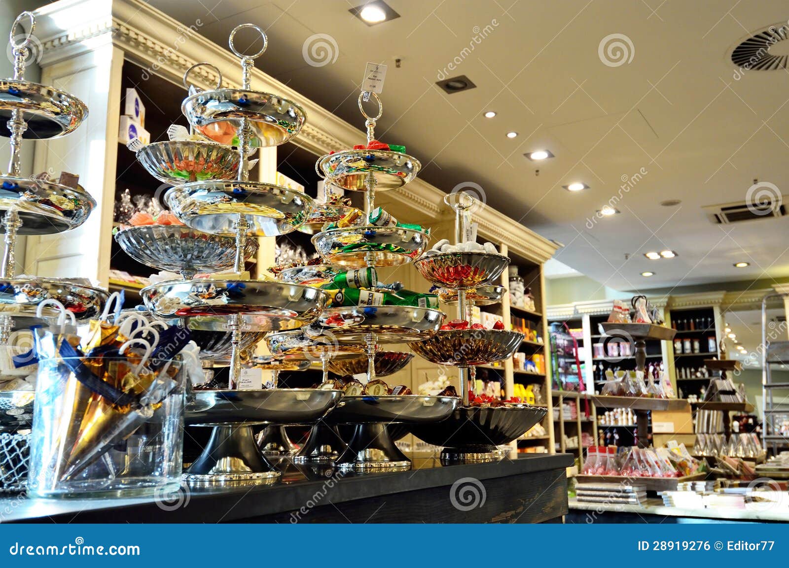 De Winkel Van De Chocolade in De Stad Van Hamburg, Duitsland ...
