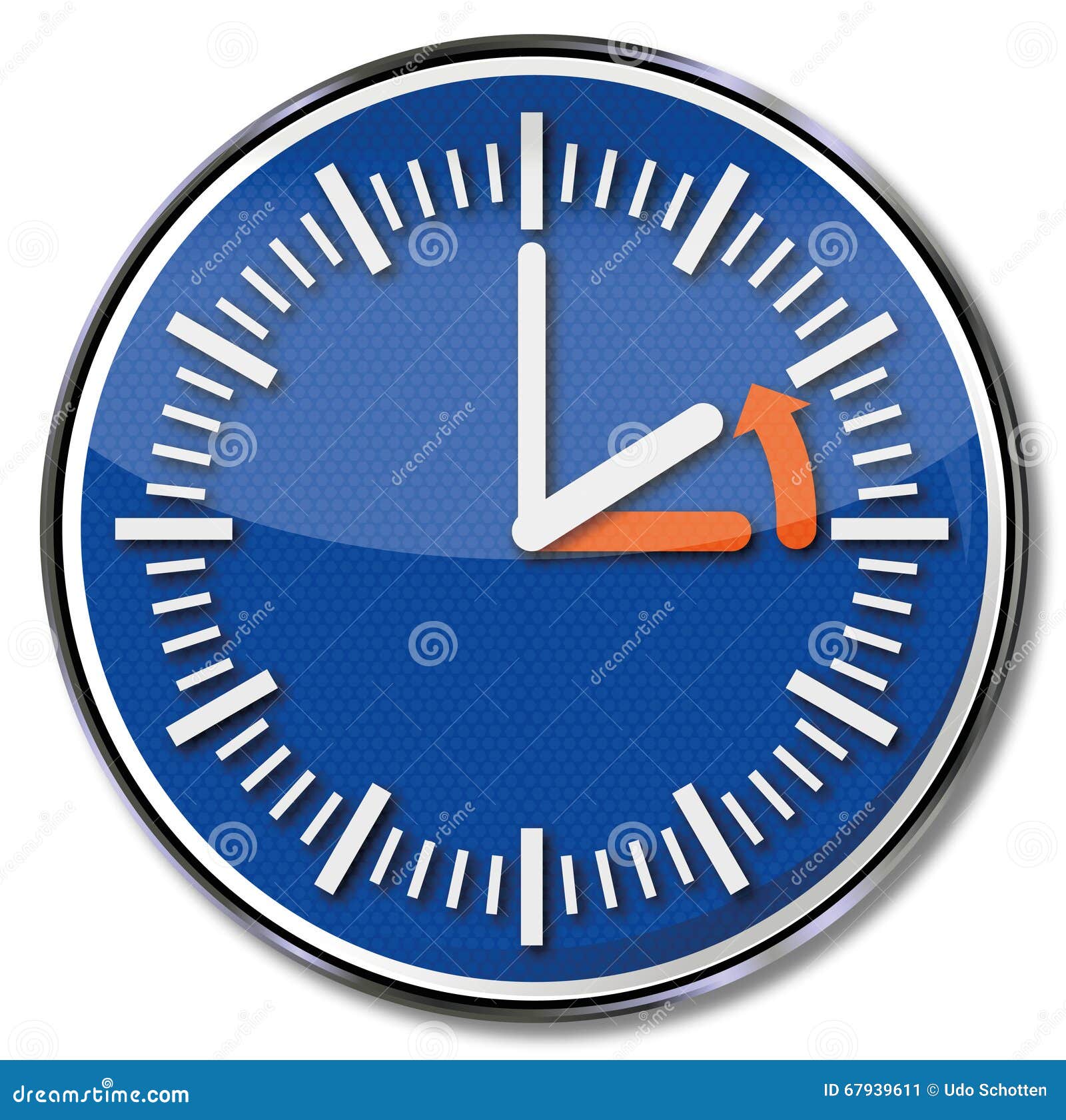 De wintertijd en tijdzone vector illustratie. Illustration of omzetting ...