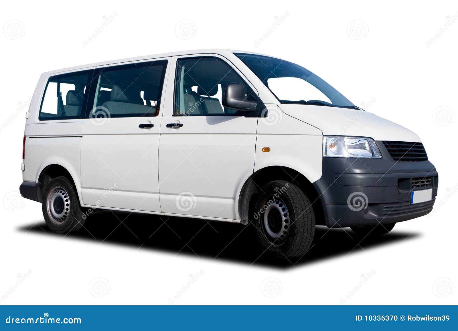 De Witte Bestelwagen Van De Passagier Stock Foto - Image of vakantie ...