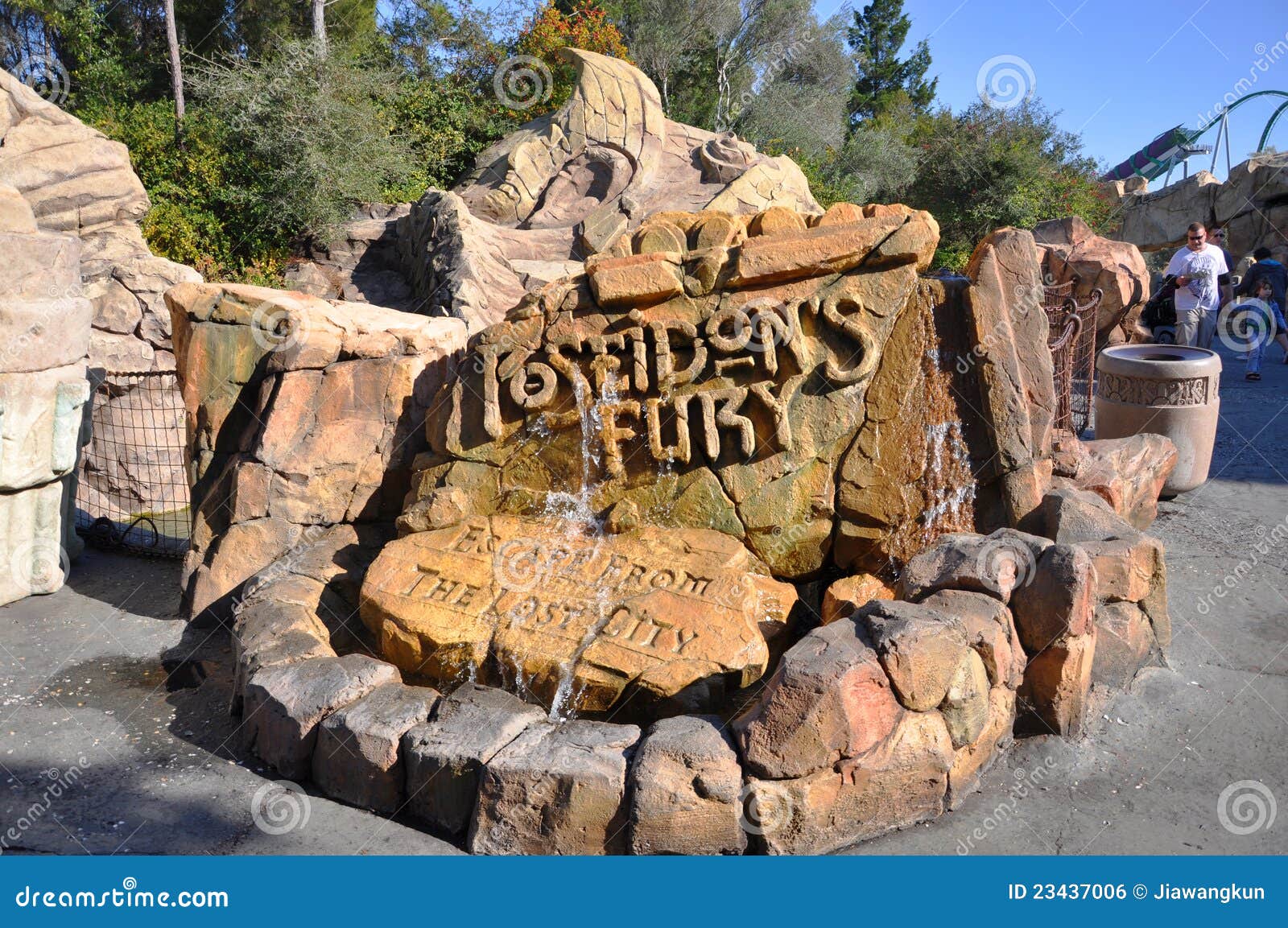 De Woede Van Poseidon in Universeel Orlando Redactionele Foto - Image ...