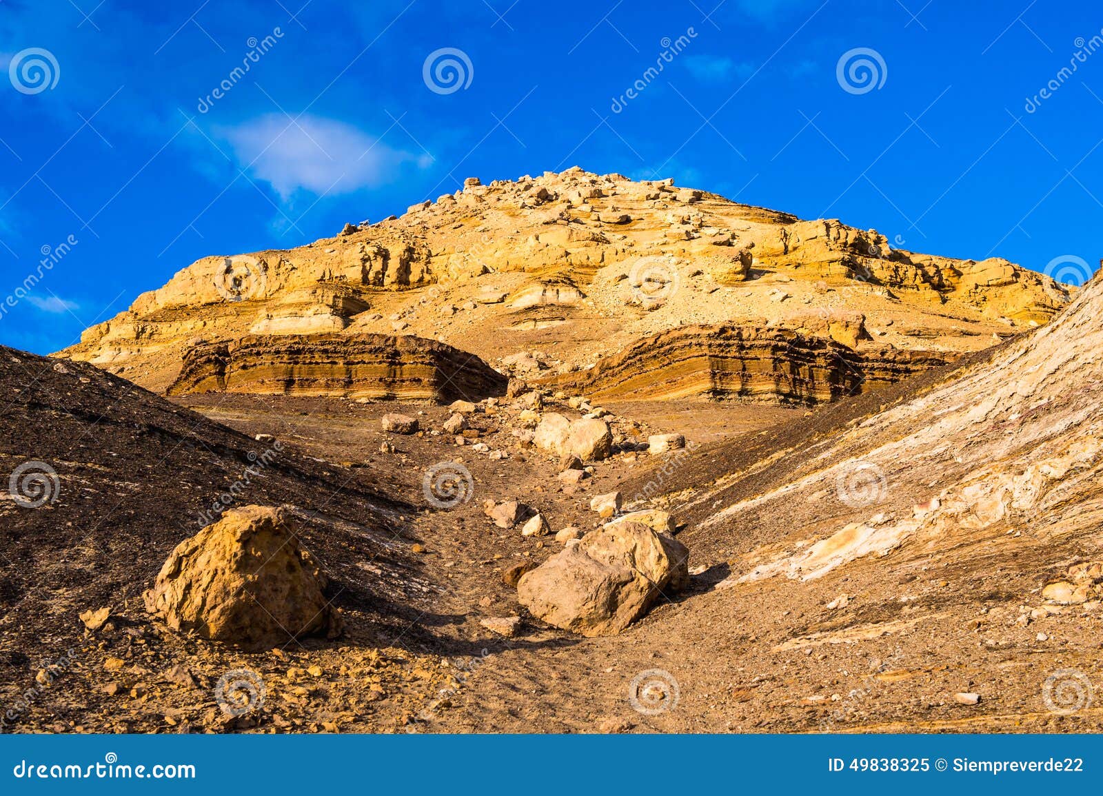De Woestijn Van De Sahara Egypte Stock Afbeelding - Image of panorama ...