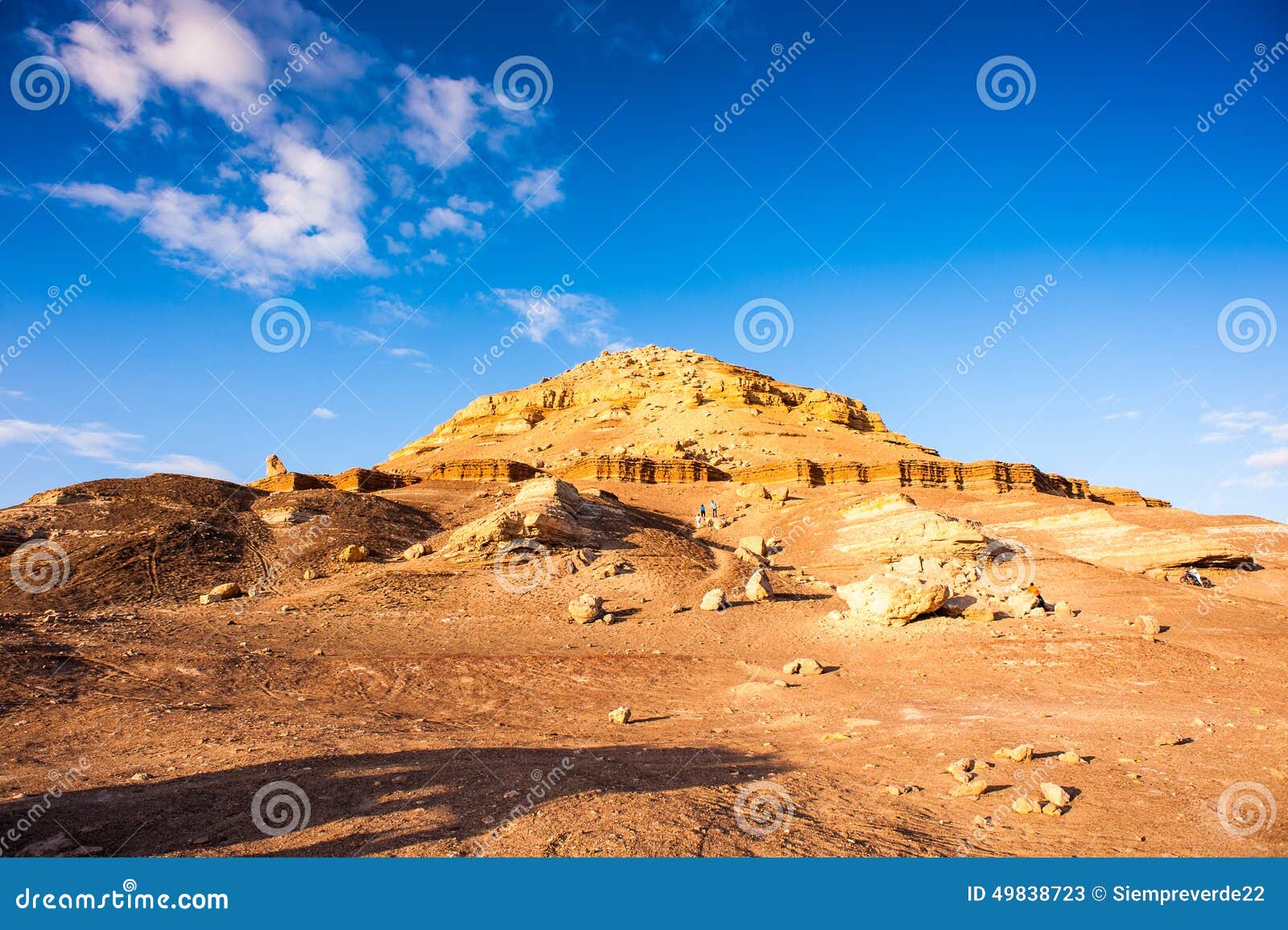 De Woestijn Van De Sahara Egypte Stock Afbeelding - Image of geologie ...
