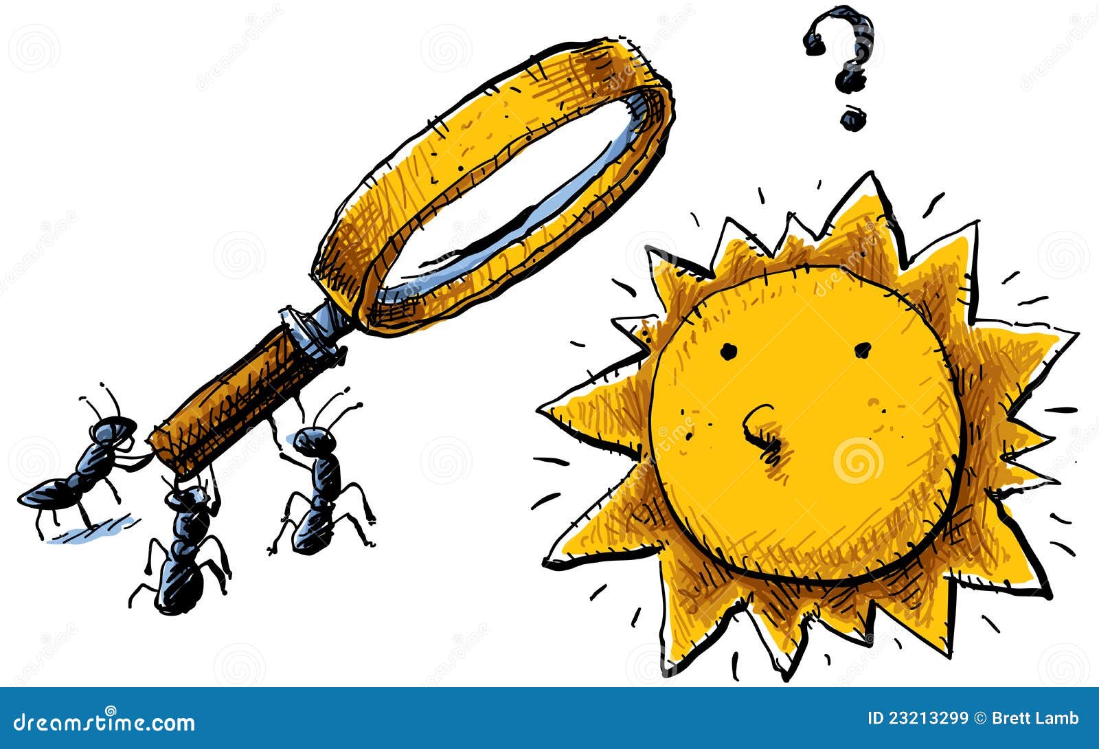 De Wraak van de mier stock illustratie. Illustration of begrip - 23213299