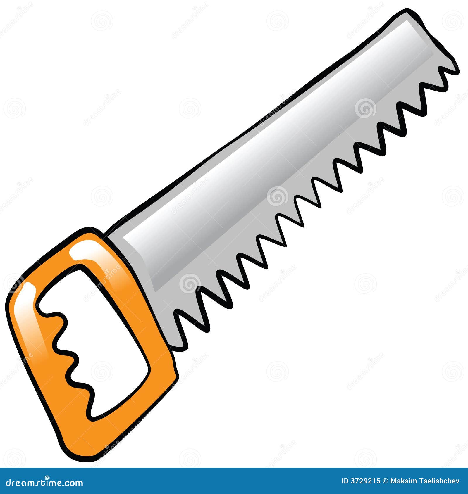 De zaag van de haag vector illustratie. Illustration of glanzend - 3729215