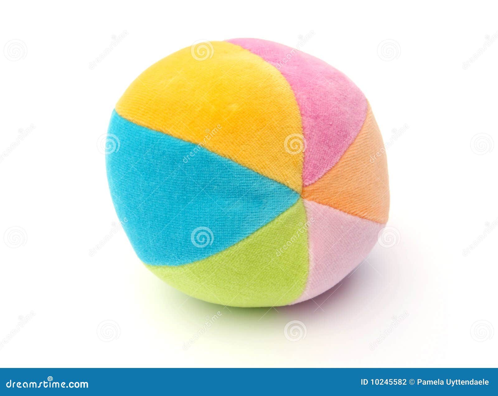 De zachte bal van de baby stock foto. Image of geel, kleurrijk - 10245582