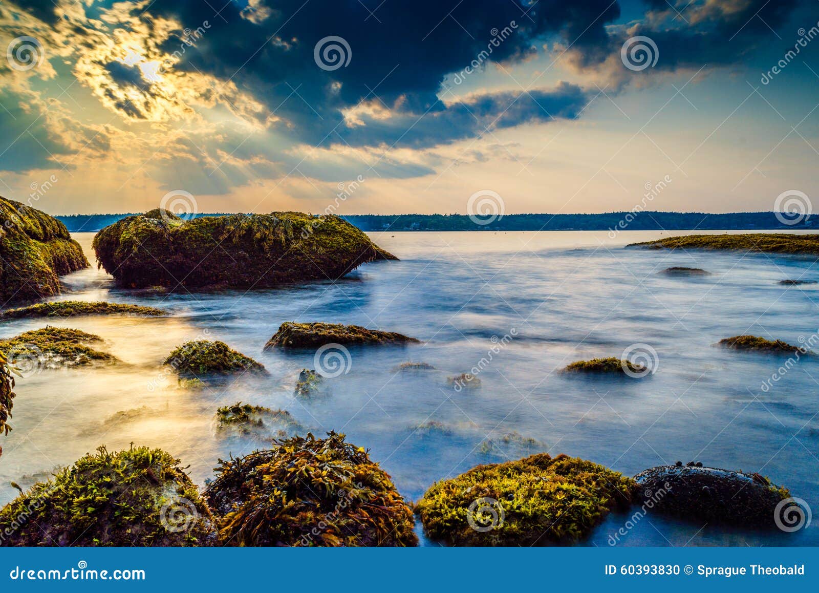 De Zachte Getijden Van De Oceaan Stock Foto - Image of europa ...