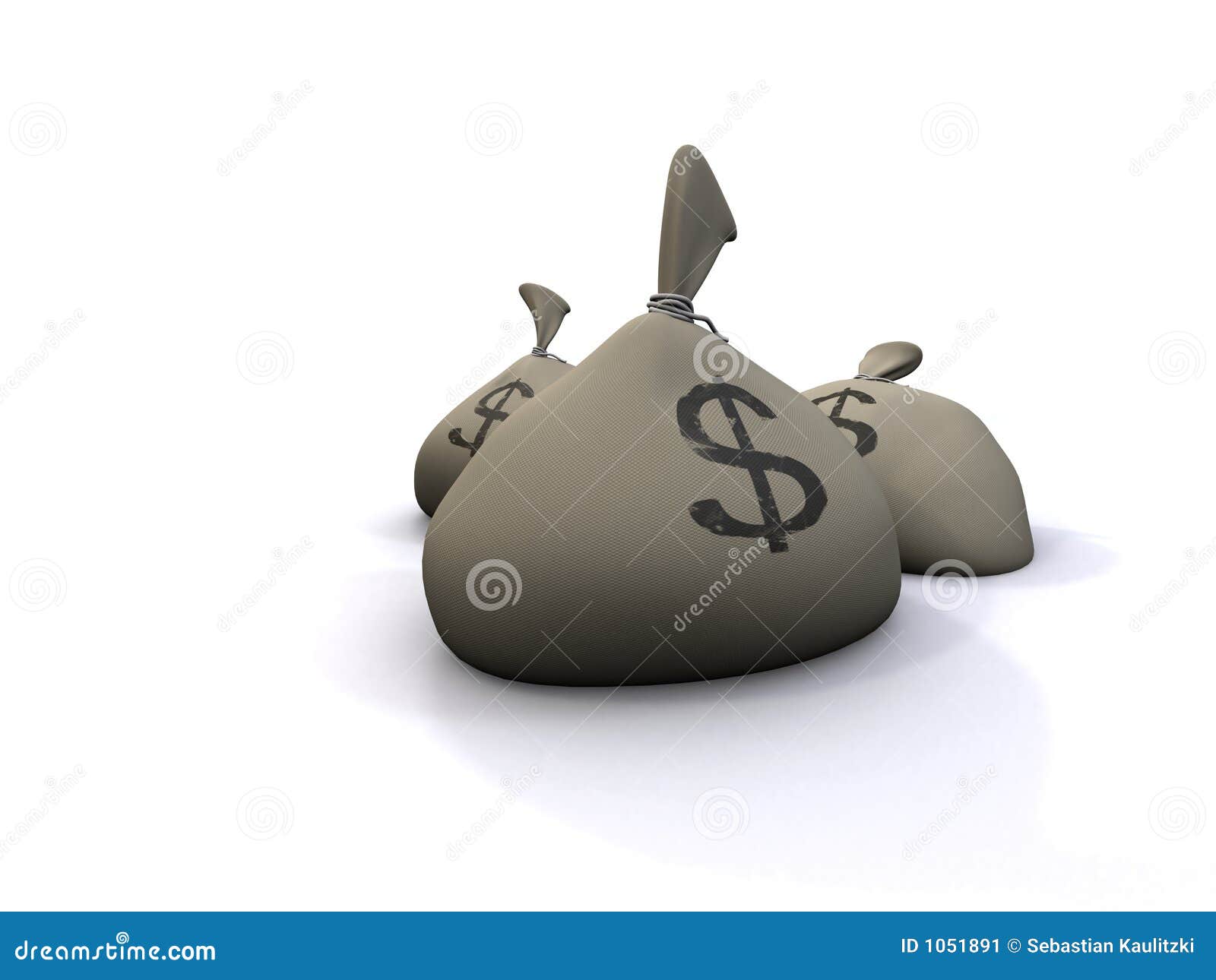 De zak van het geld stock illustratie. Illustration of verdien - 1051891