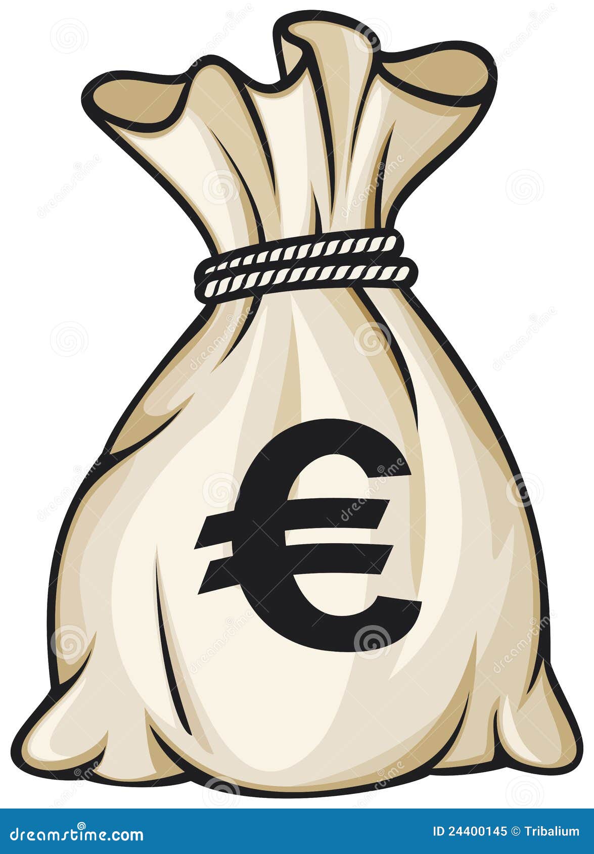 De zak van het geld vector illustratie. Illustration of bankwezen ...