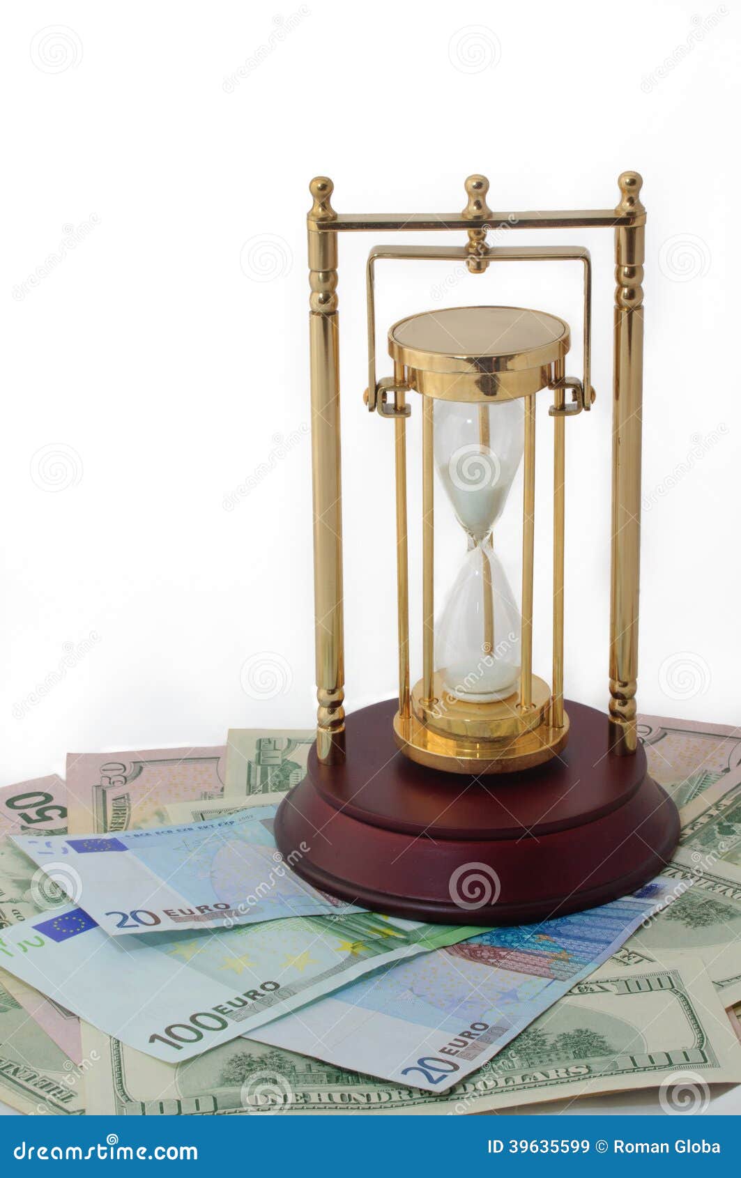 De Zandloper, Tijd Loopt Uit Stock Afbeelding - Image of keuken ...