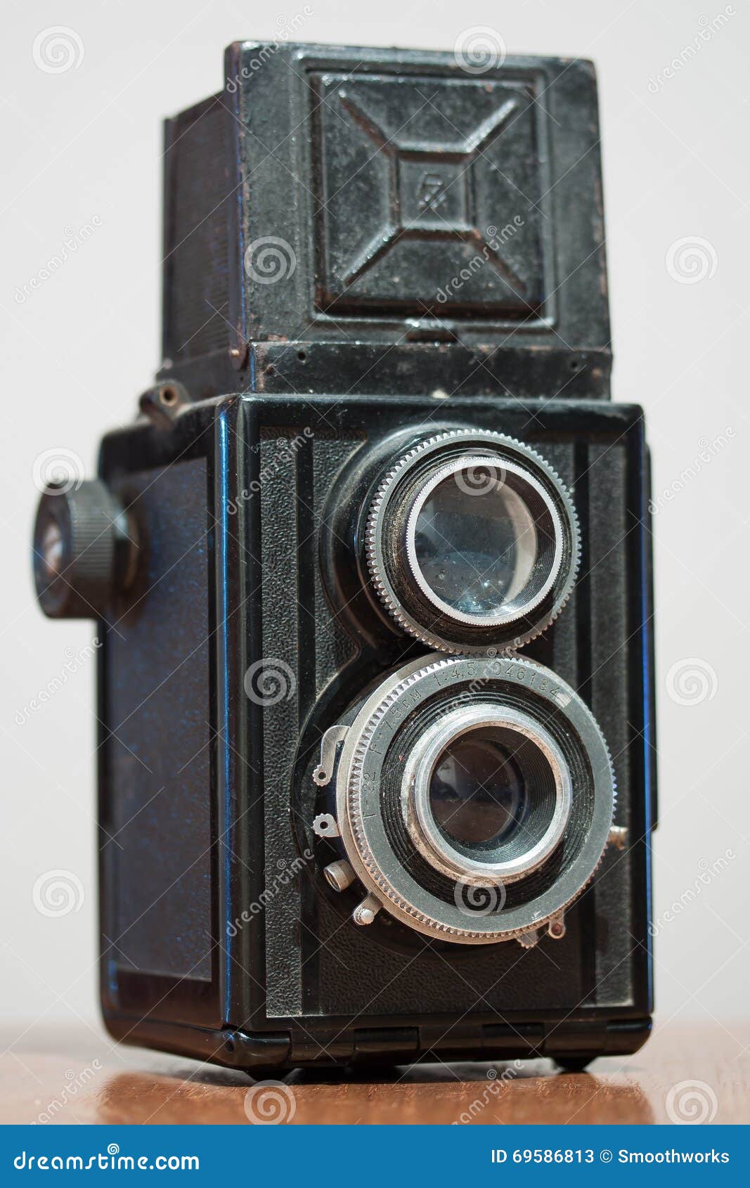 De Zeer Oude Camera Van De Foto Stock Afbeelding - Image of ...