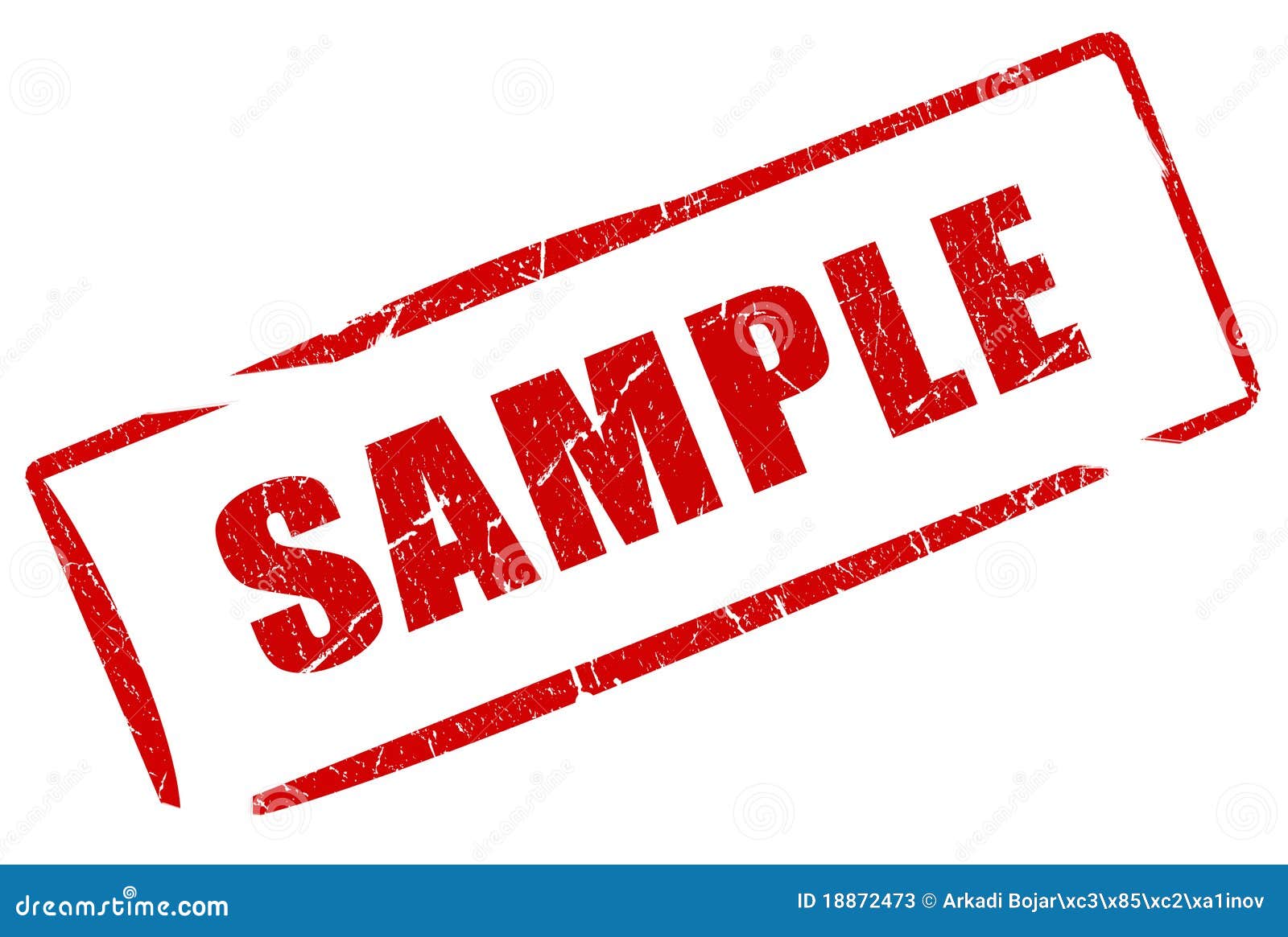 De zegel van de steekproef stock illustratie. Illustration of ...