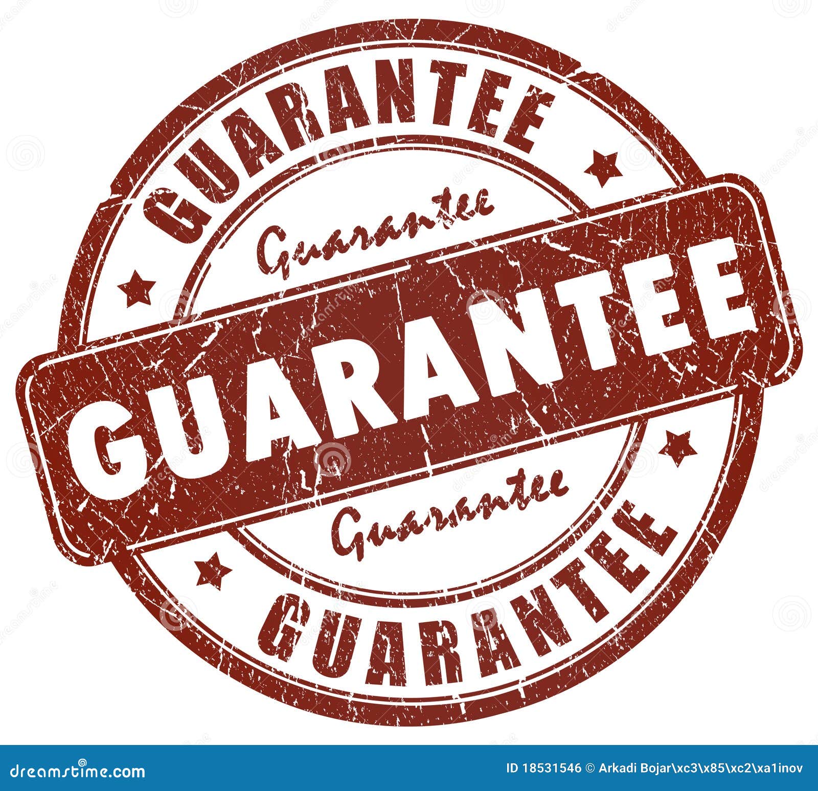 De zegel van de waarborg stock illustratie. Illustration of prijs ...