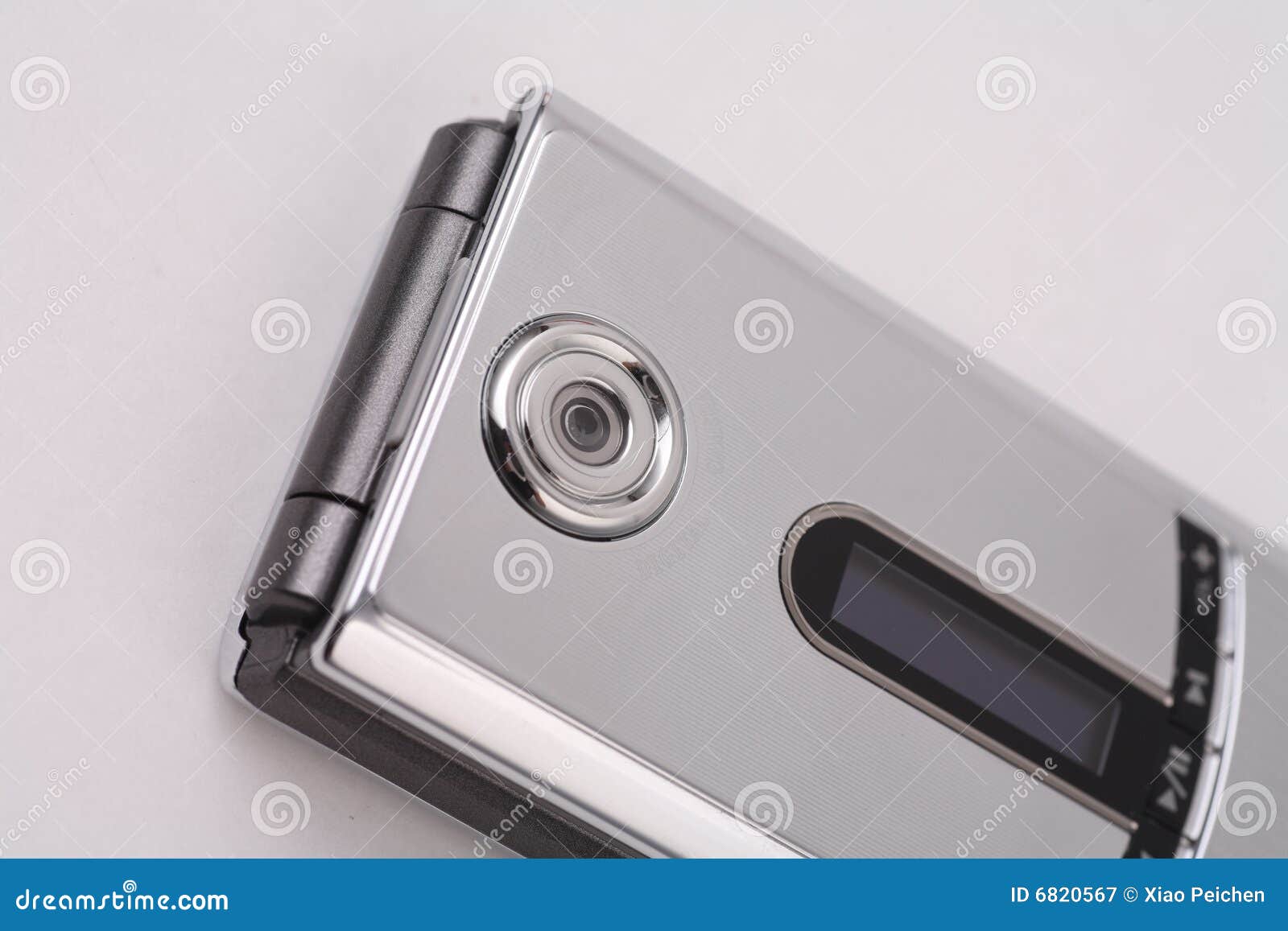 De Zilveren Telefoon Van De Camera Stock Afbeelding - Image of ...
