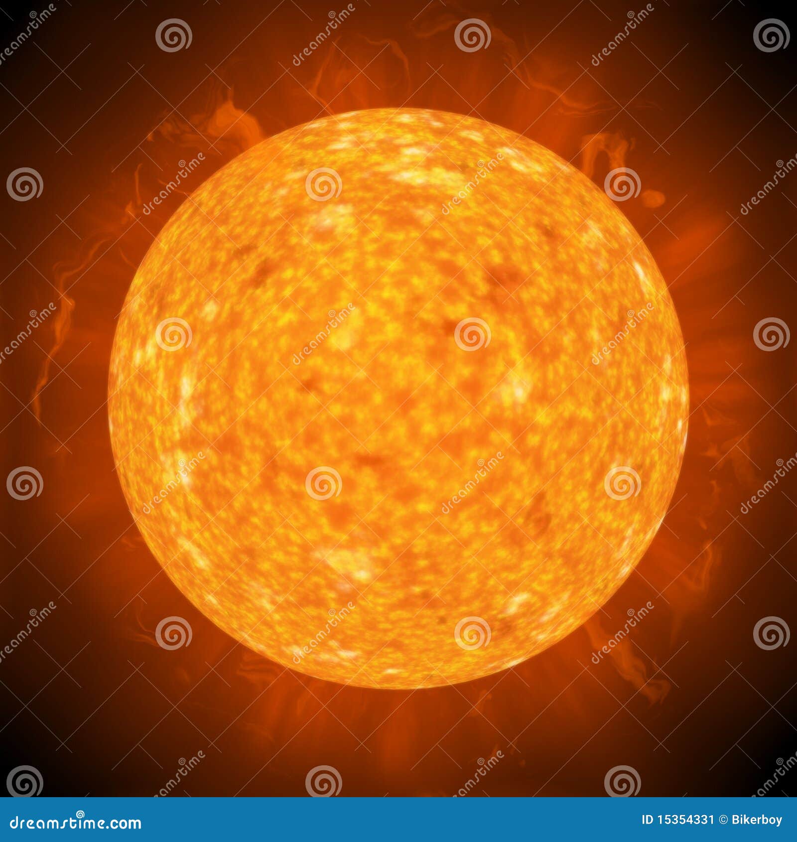 De zon van de planeet stock illustratie. Illustration of samenvatting ...