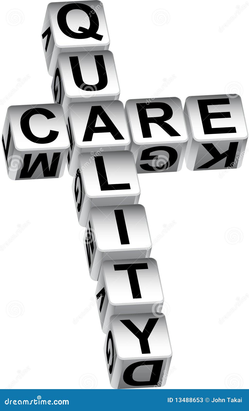 De Zorg Van De Kwaliteit Dobbelt Vector Illustratie - Illustration of ...