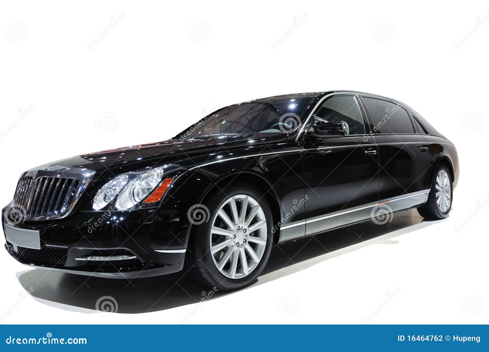 De zwarte auto van de luxe stock foto. Image of tentoonstelling - 16464762