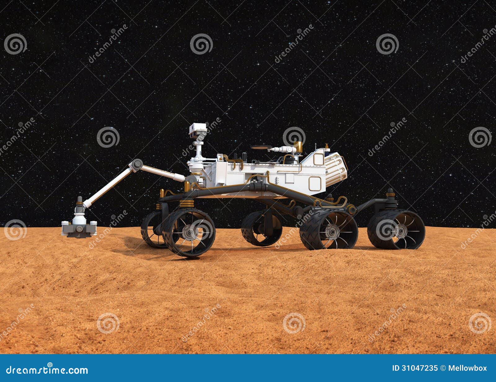 De Zwerver Van Nieuwsgierigheidsmars Redactionele Afbeelding ...