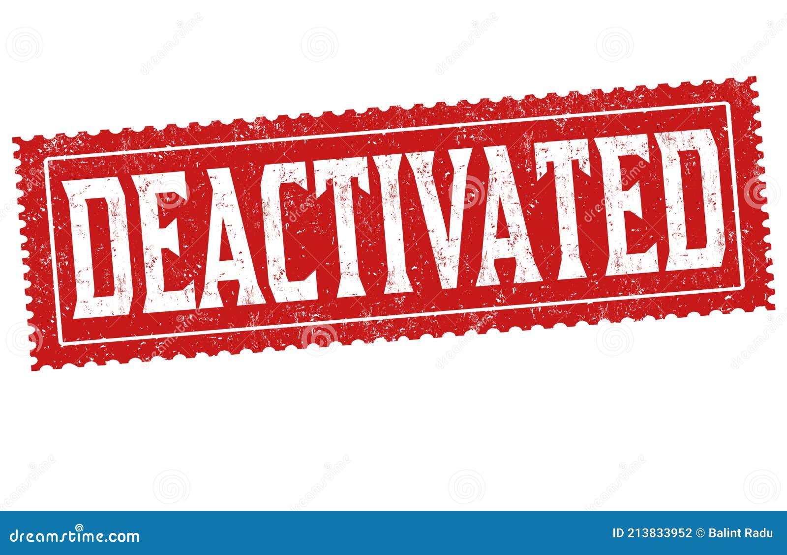 INACTIVE Stamp On White Isolated Royalty-Free Stock Photography ...