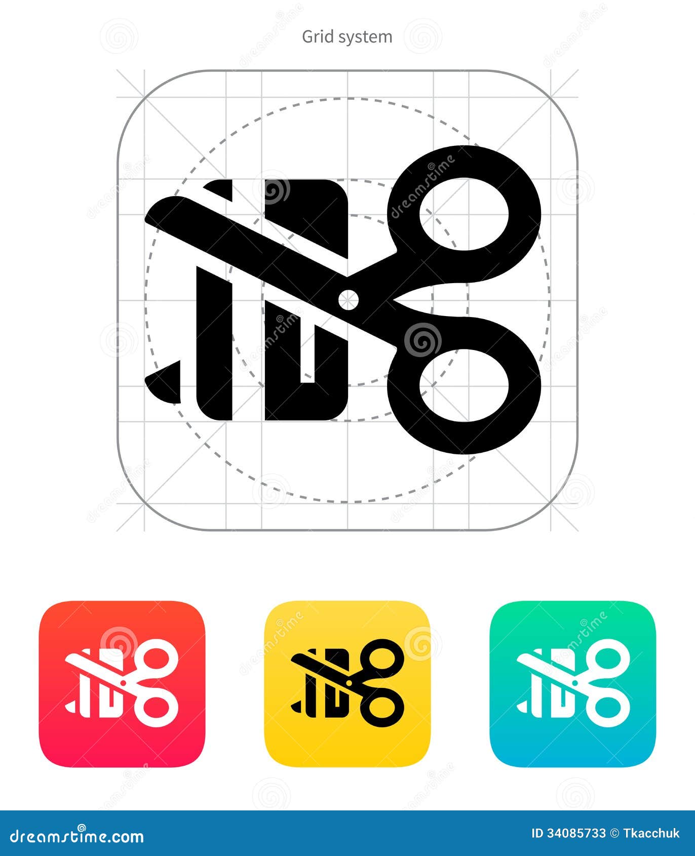 Deactivation Sim Card Scissors Icon. Element Of Telecommunication Icon ...