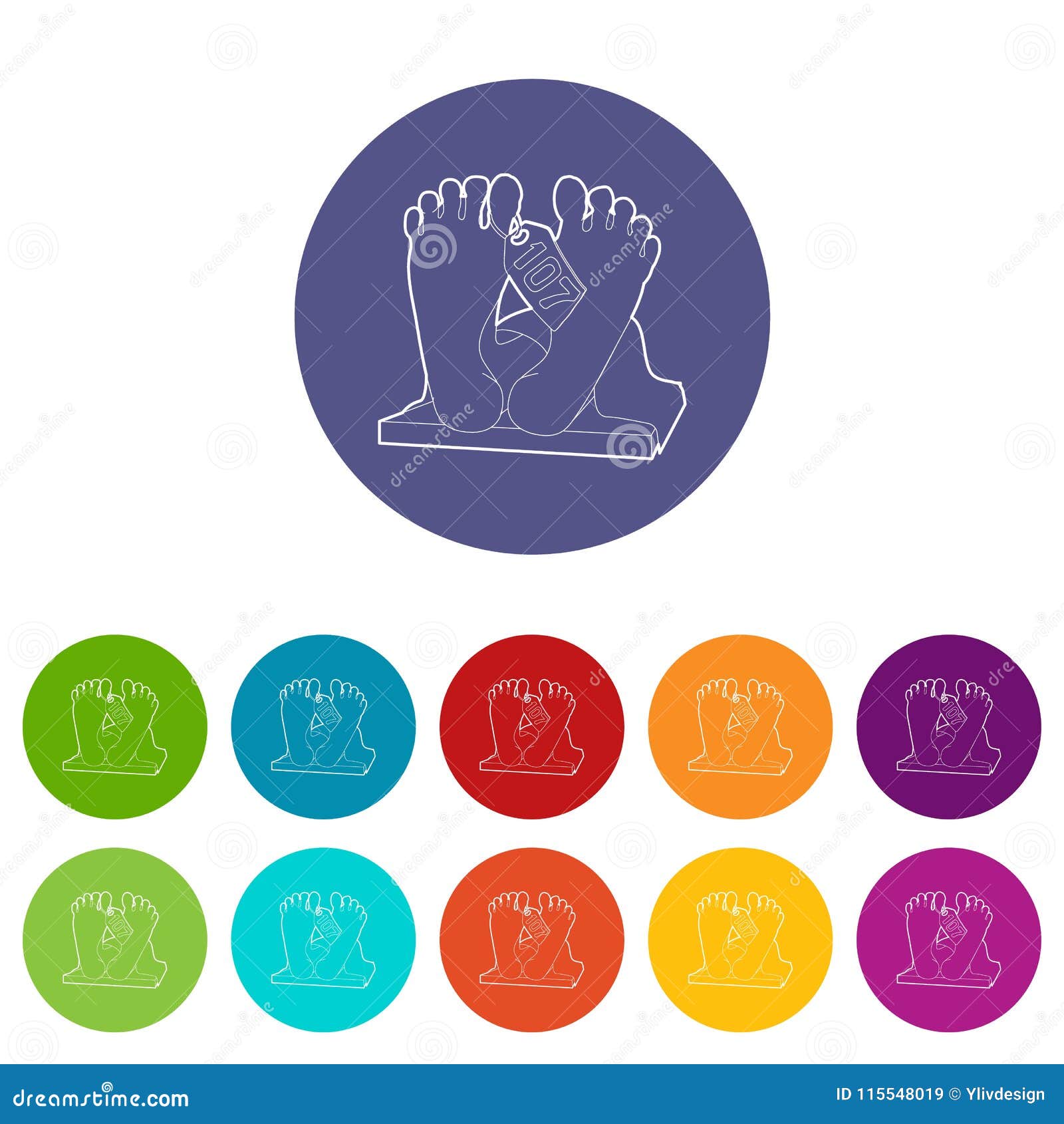 Dead Body Icon, Outline Style Stock Vector - Illustration of kill ...